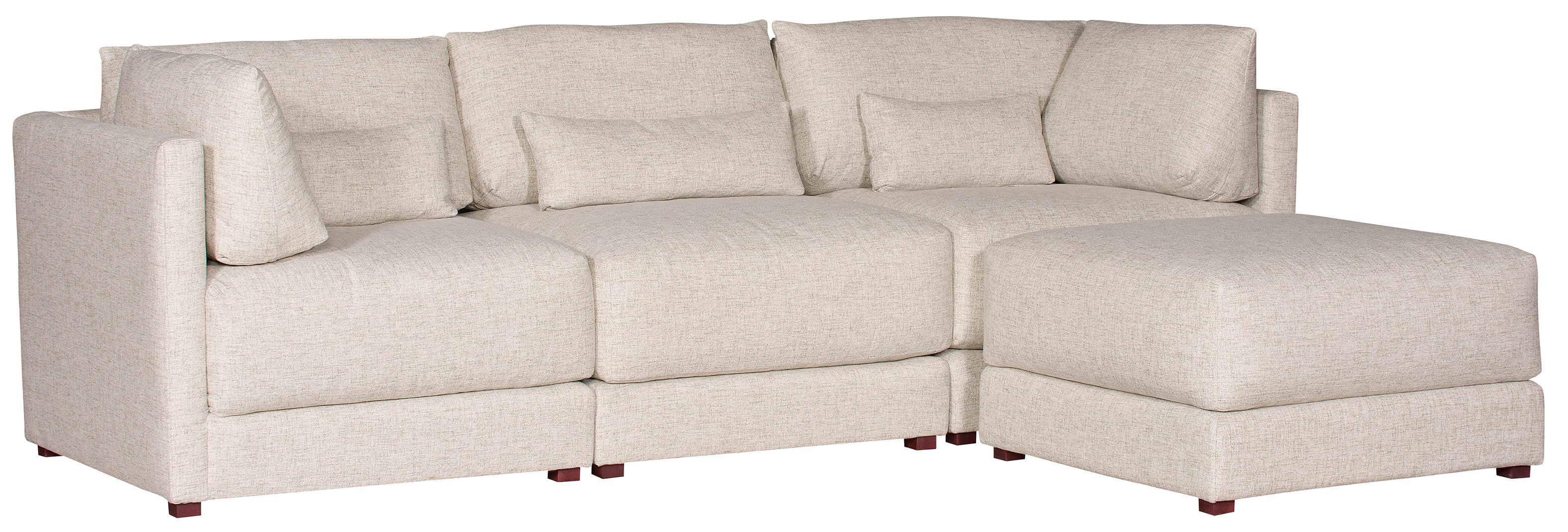 Vanguard Furniture, Dove Sectional, Quick Ship