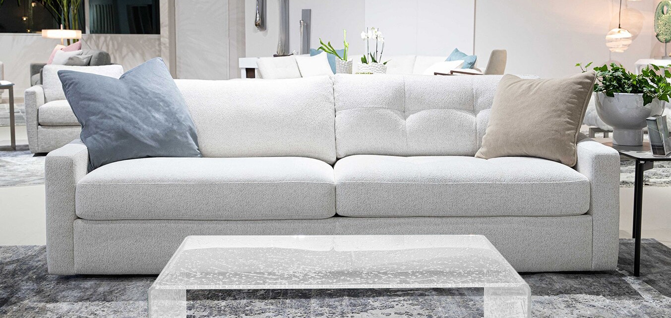 American Leather Living Room Doran Loveseat - Low Leg DRN-LVS-ST ...