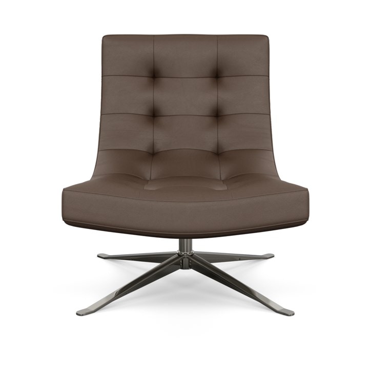 American Leather Living Room Petra Chair PTA-CHS-ST - Treeforms ...