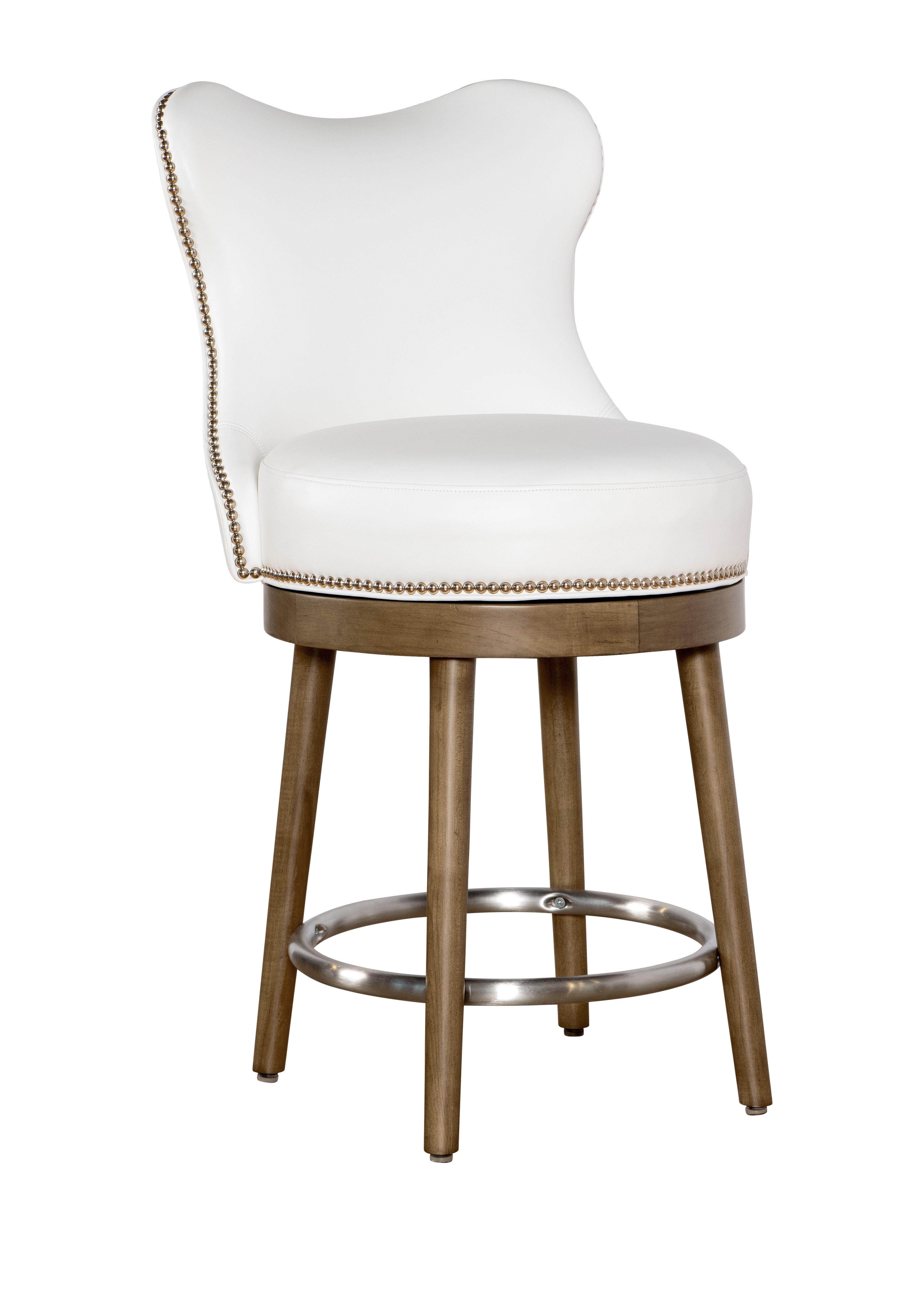 Designmaster Casual Dining Denmark Counter Height Stool w/ Round Legs ...
