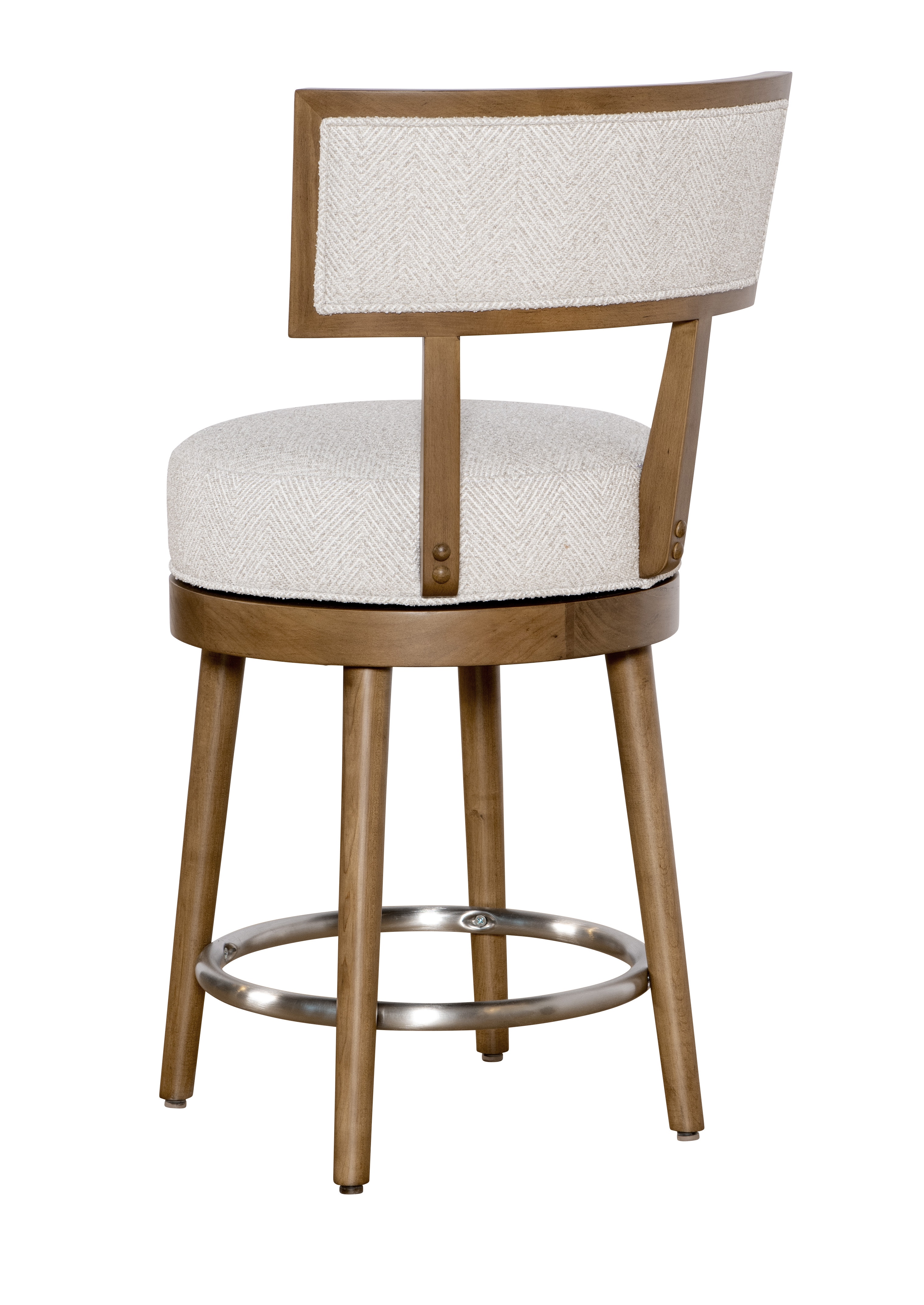 Designmaster Casual Dining Hilliard Counter Height Stool w/ Round Legs ...