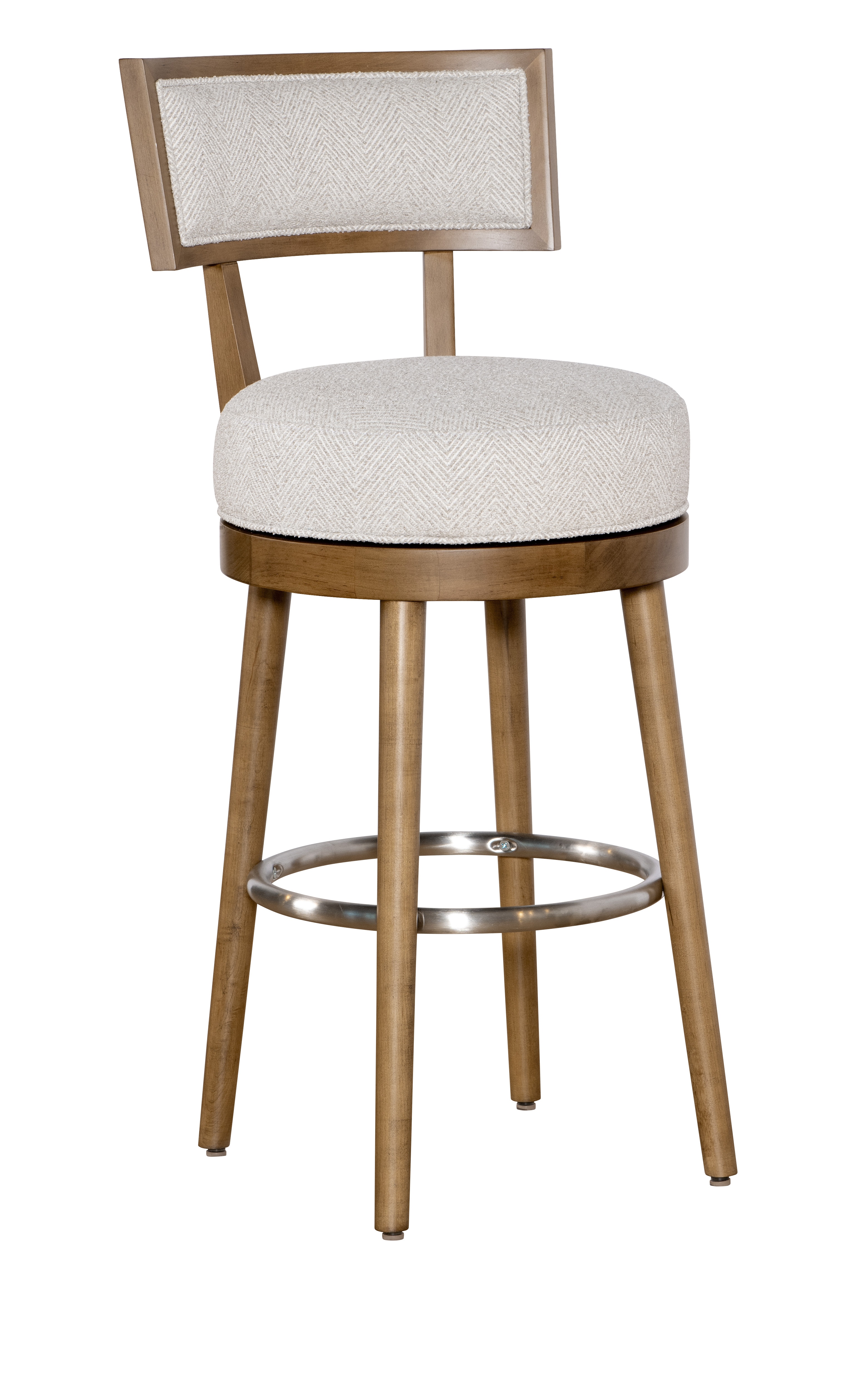 Designmaster Casual Dining Hilliard Bar Height Stool w/ Round Legs 03 ...