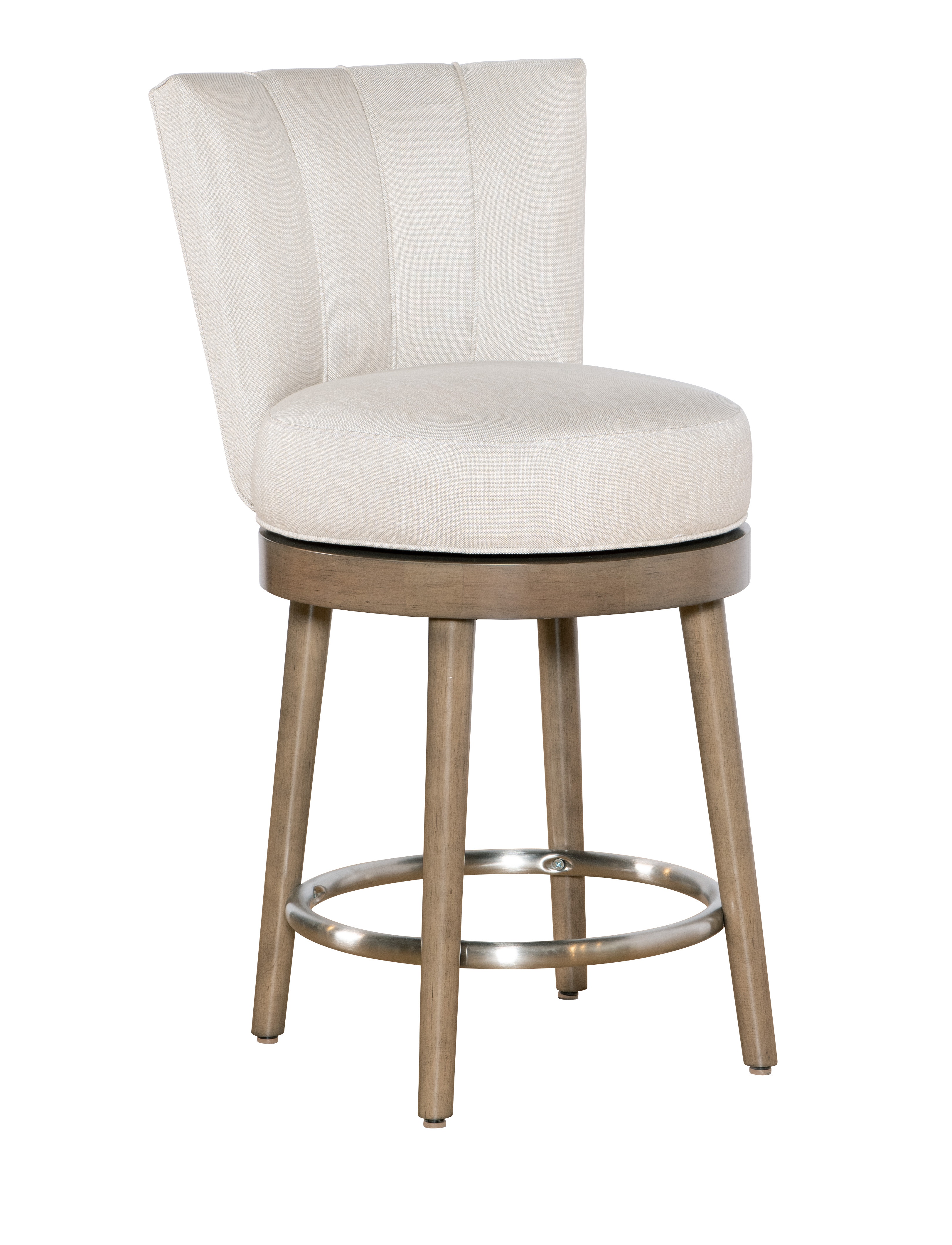 Designmaster Casual Dining Hyde Park Counter Height Stool w/ Round Legs ...