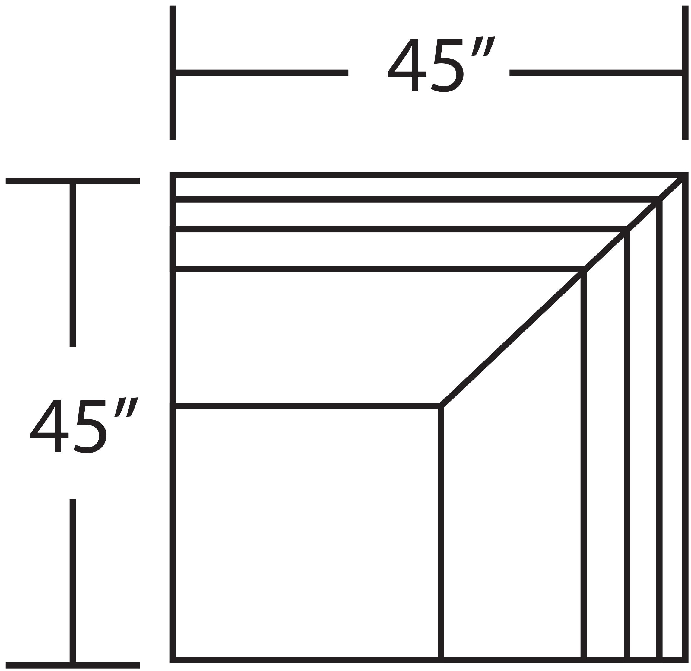 Our House Designs Living Room Aldersgate Corner Chair 435-45 | Hickory ...