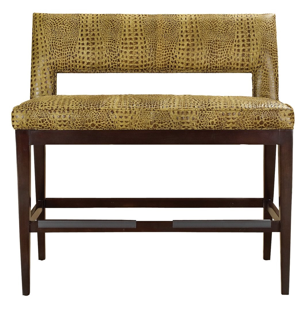 Our House Designs Casual Dining Hugh Bar Height Bench 8124H | Hickory ...