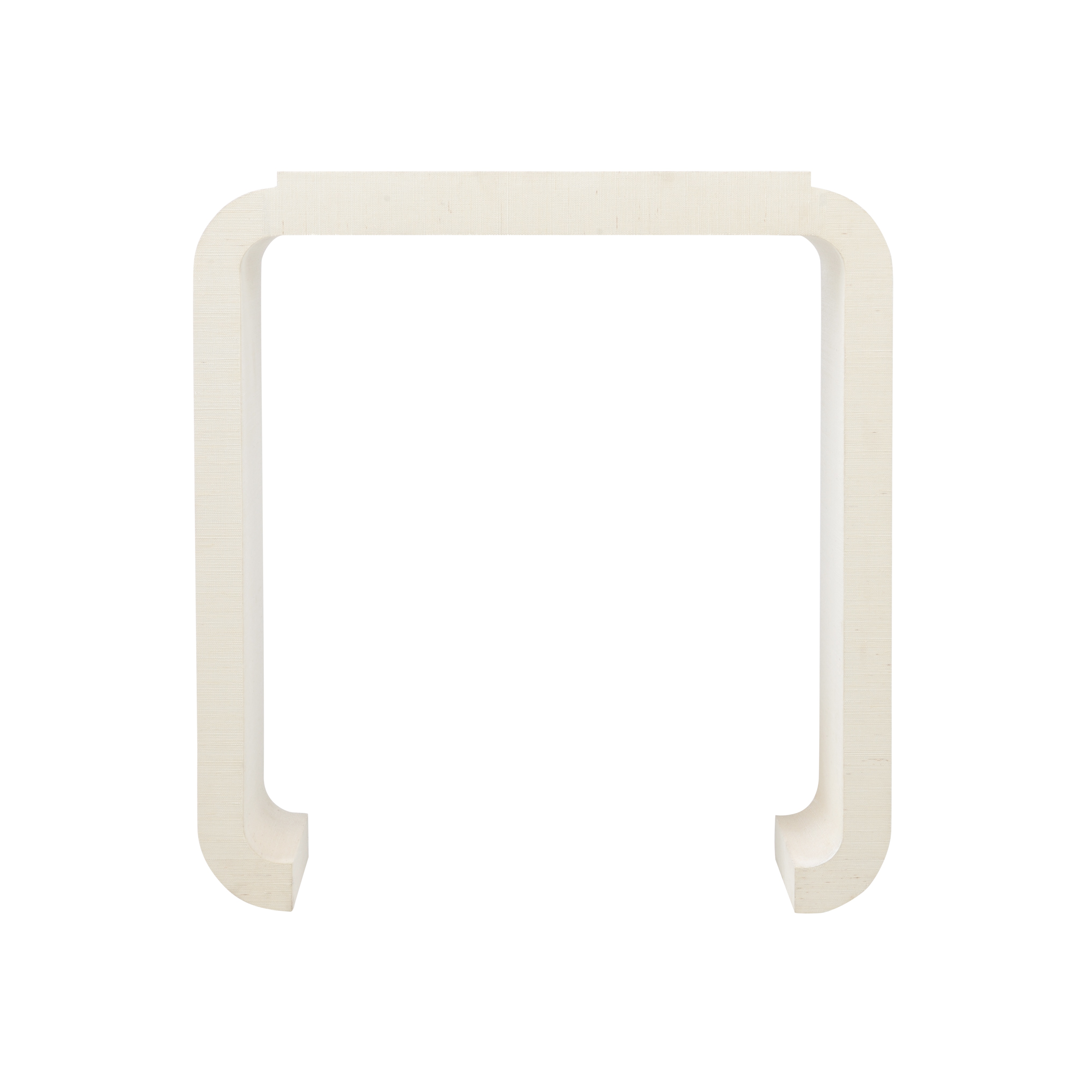 Wildwood Living Room Notched Waterfall Console - Grasscloth 193078 - IMI Furniture - Sterling, VA