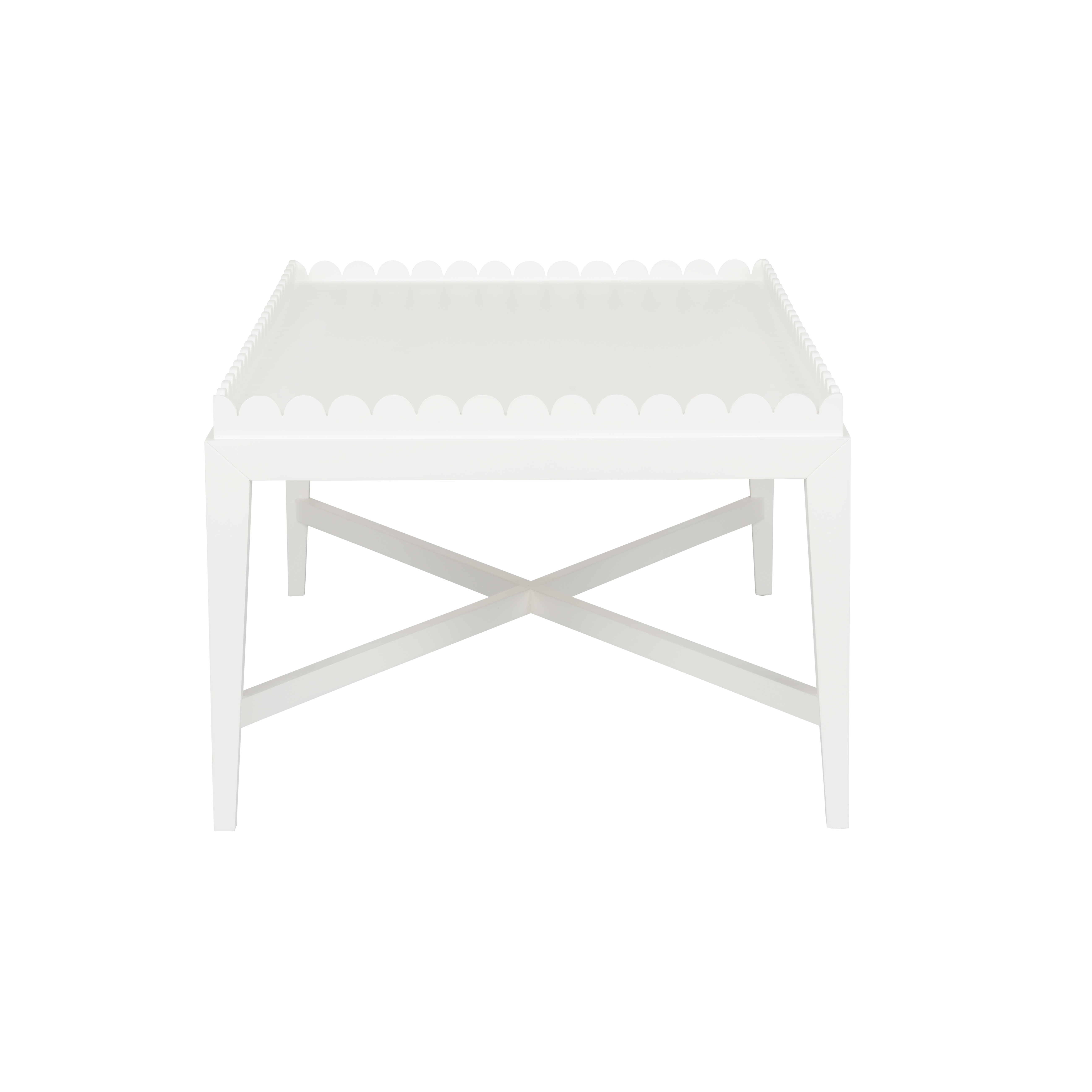 Wildwood Living Room Scallop Coffee Table 400064-CUSTOM - High Country ...