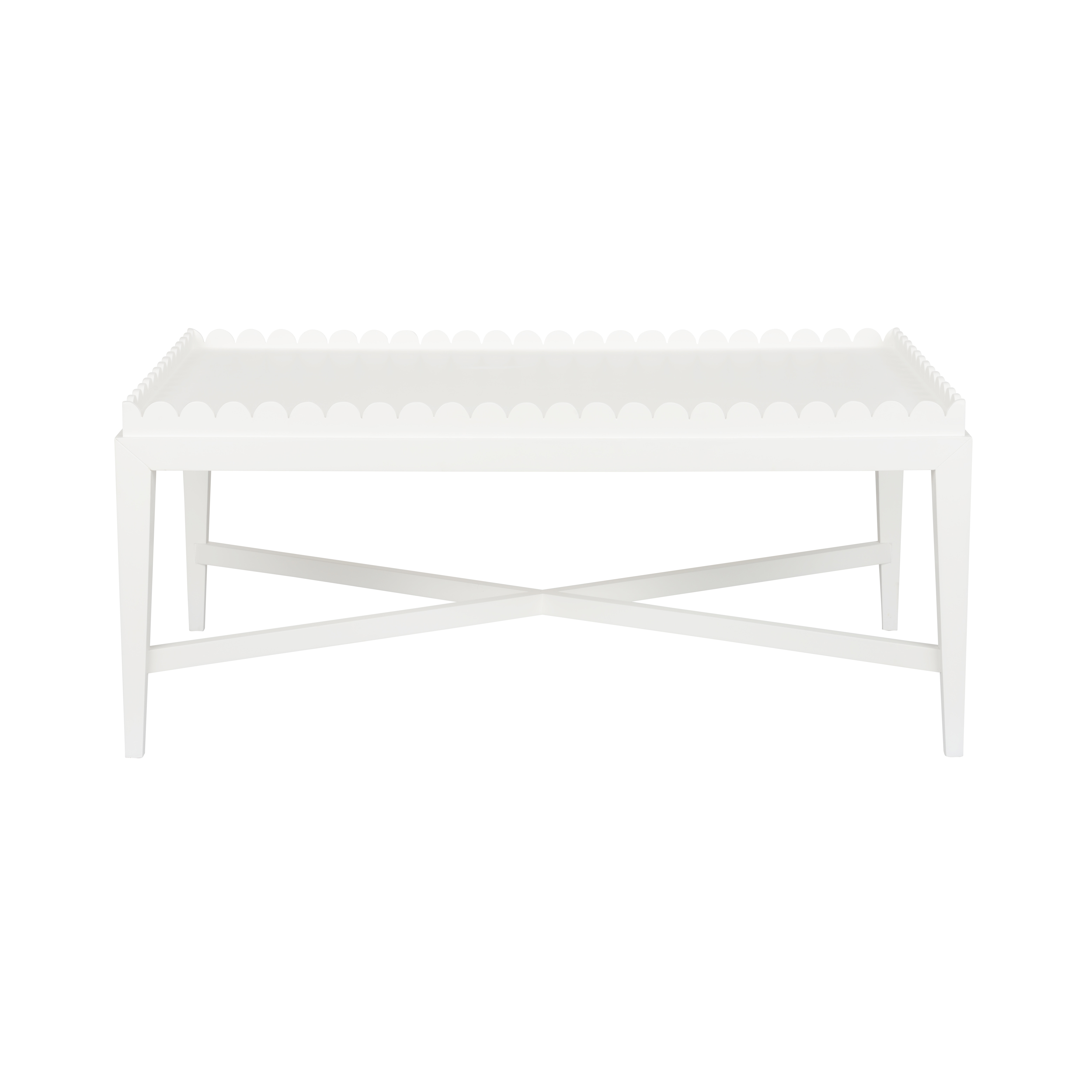 Wildwood Living Room Scallop Coffee Table 400064-CUSTOM - High Country ...