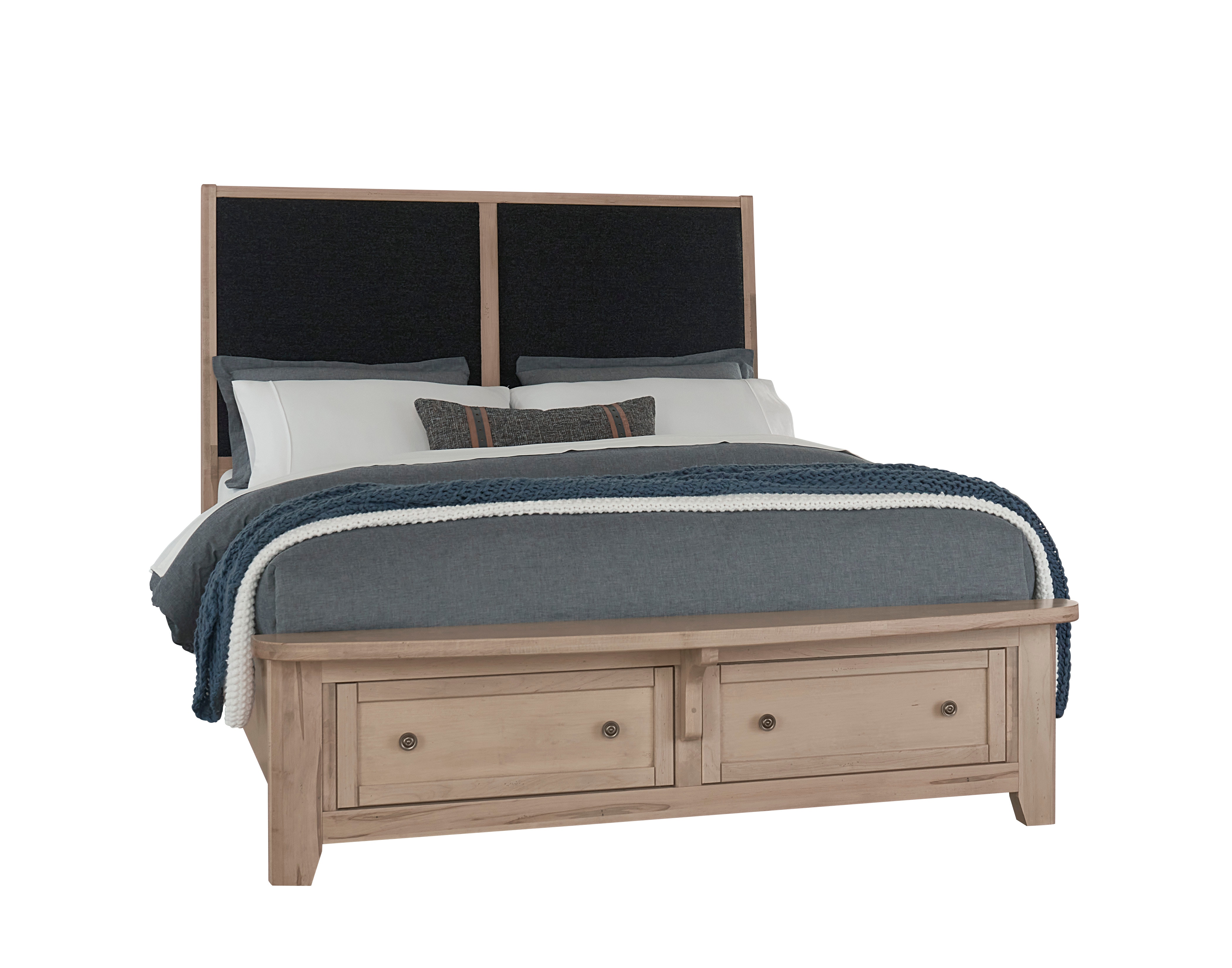 Vaughan-Bassett Furniture Company Woodbridge Storage Bench Footboard 5/ ...