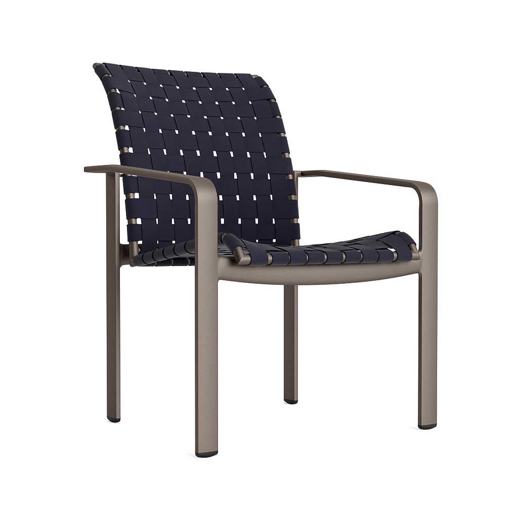 Brown Jordan Outdoor Furniture Strap Dining Arm Chair 5340-2000 ...