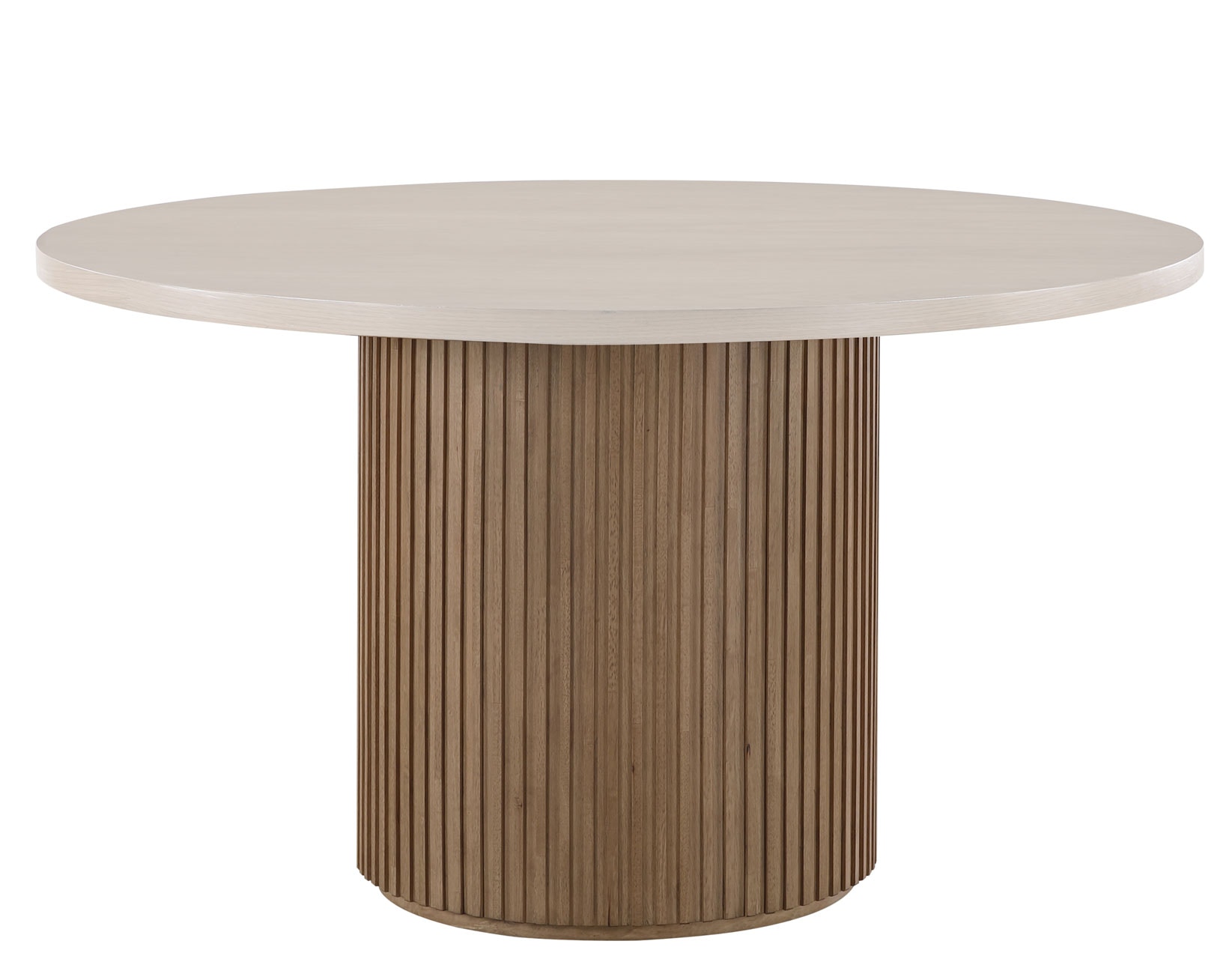 Steve Silver Casual Dining Colvin Round Dining Table Base, Brown ...