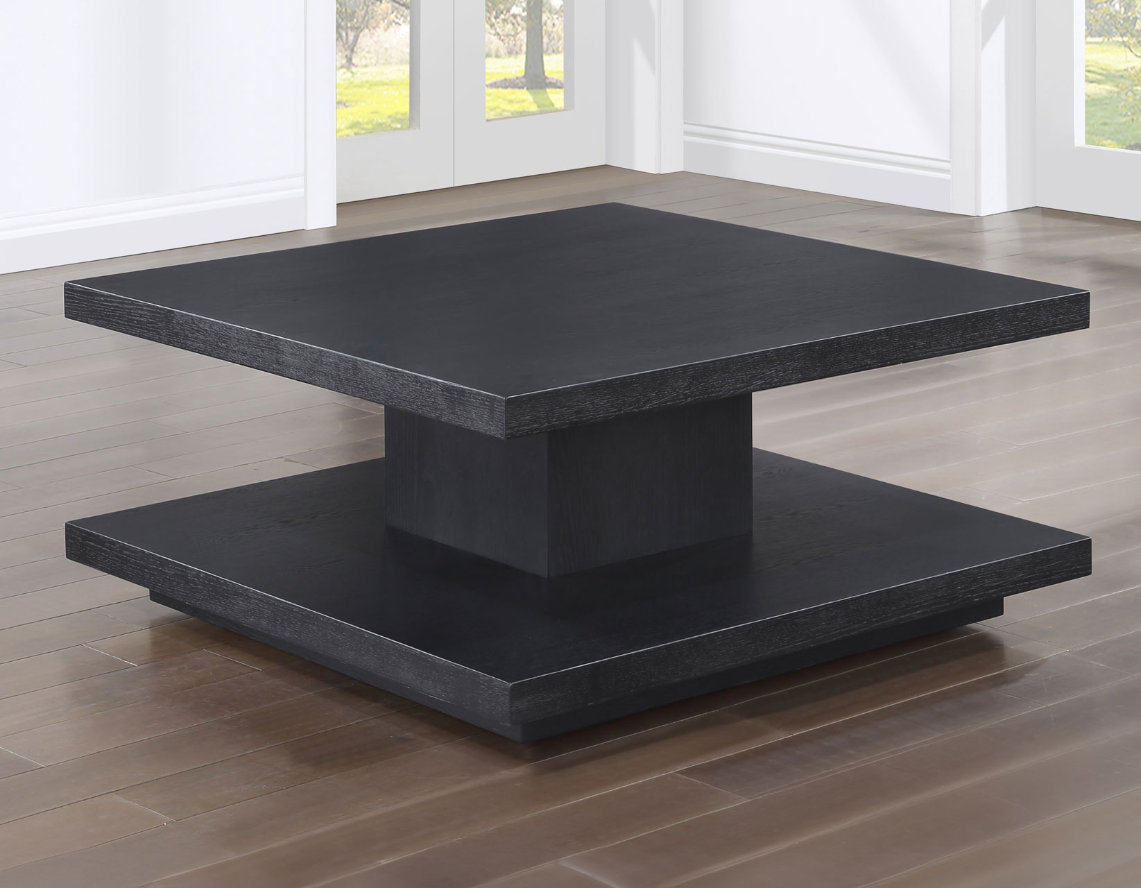 Steve Silver Living Room Canyon Cocktail Table with Casters Black CAN100KC King Furniture