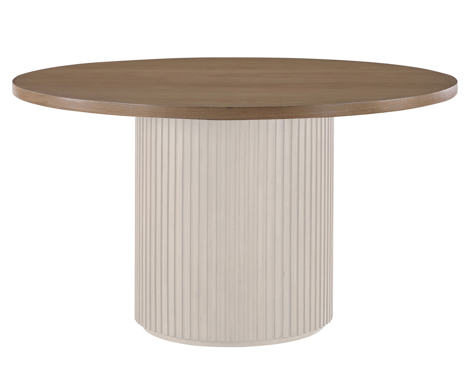 Steve Silver Casual Dining Colvin 52 Inch Round Dining Table Top, Brown ...