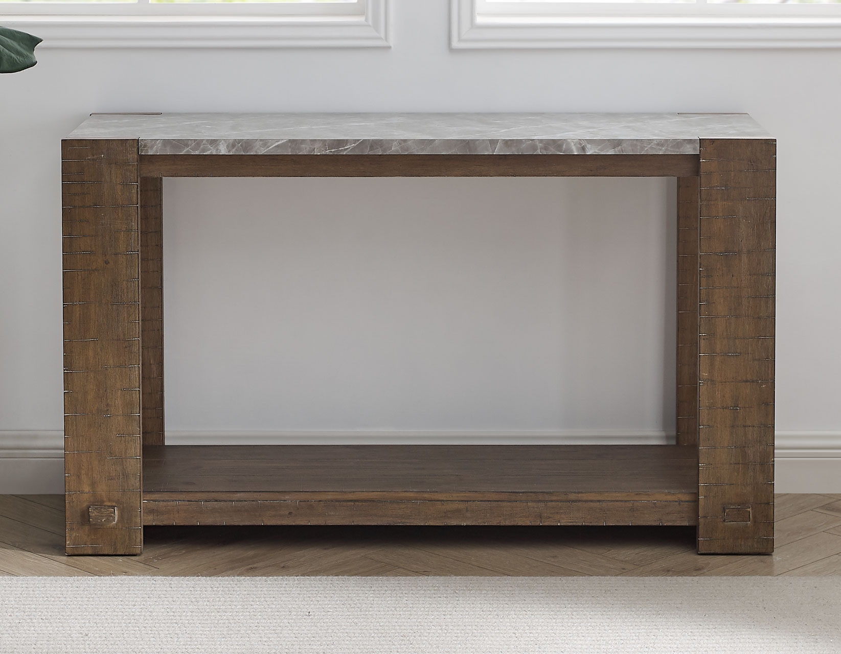 Steve Silver Living Room Libby Sintered Stone Sofa Table LB100S - Carol ...