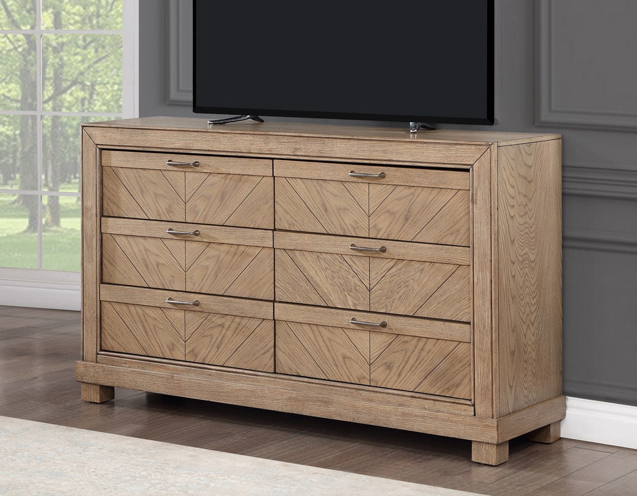 Steve Silver Bedroom Montana Dresser, Sand MON900DRS | Hickory ...
