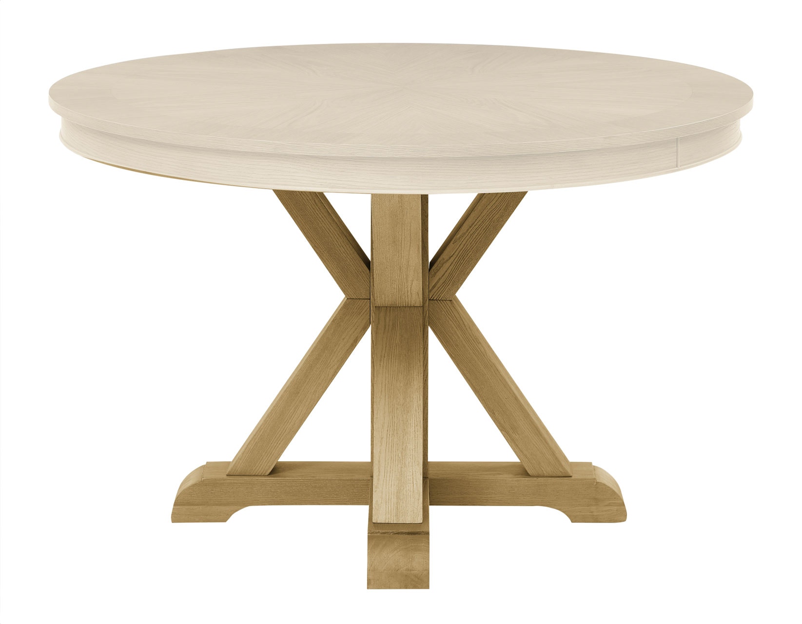 Steve Silver Casual Dining Rylie Trestle Table Base, Caramel Finish ...