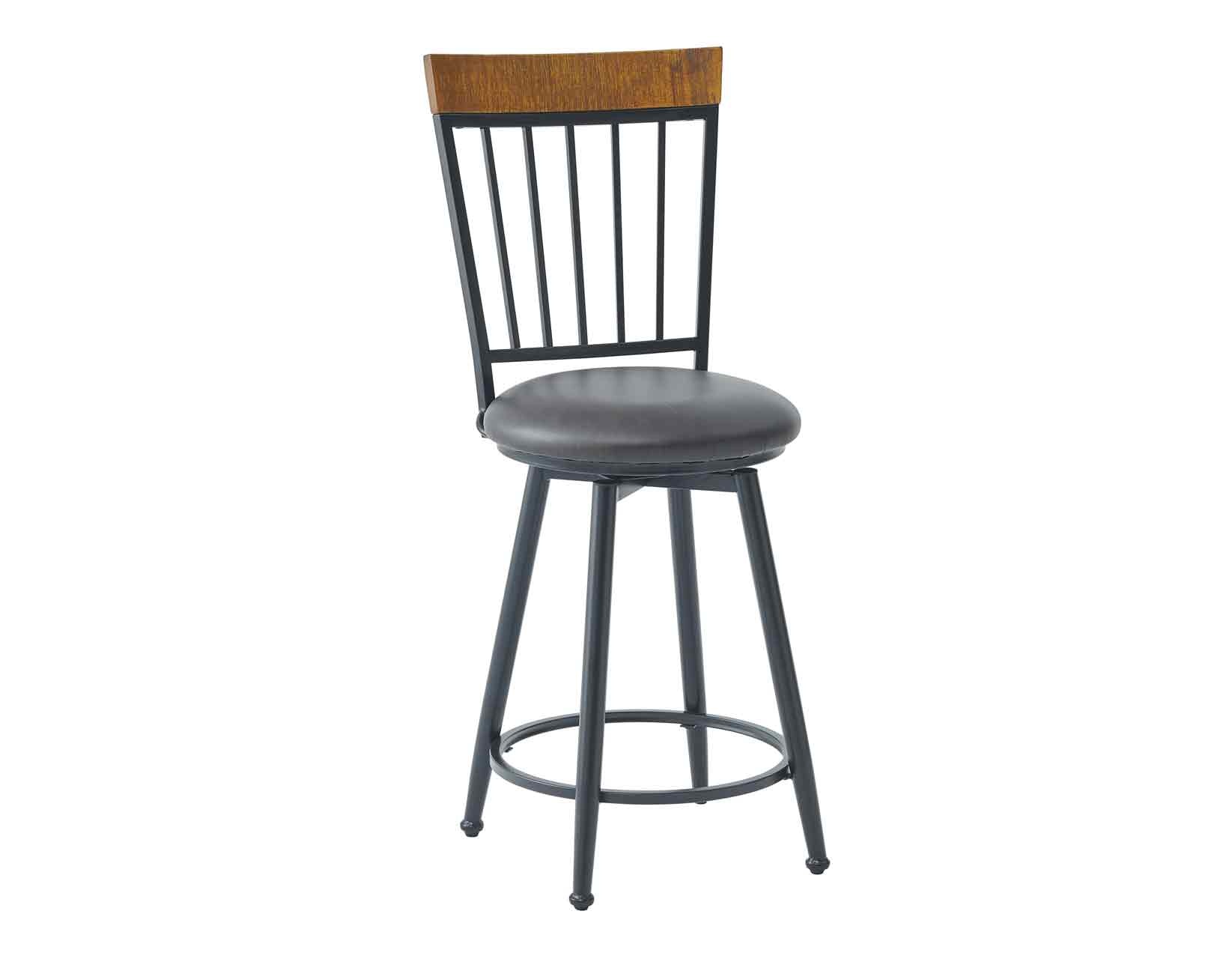 Steve Silver Casual Dining Tyler Swivel 24-inch Counter Stool TY600SCC ...