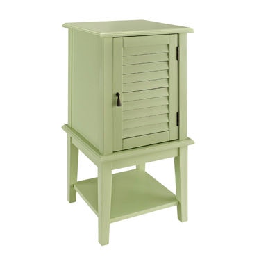 Powell Furniture Living Room Sea Green Shutter Door Table 334-351 ...