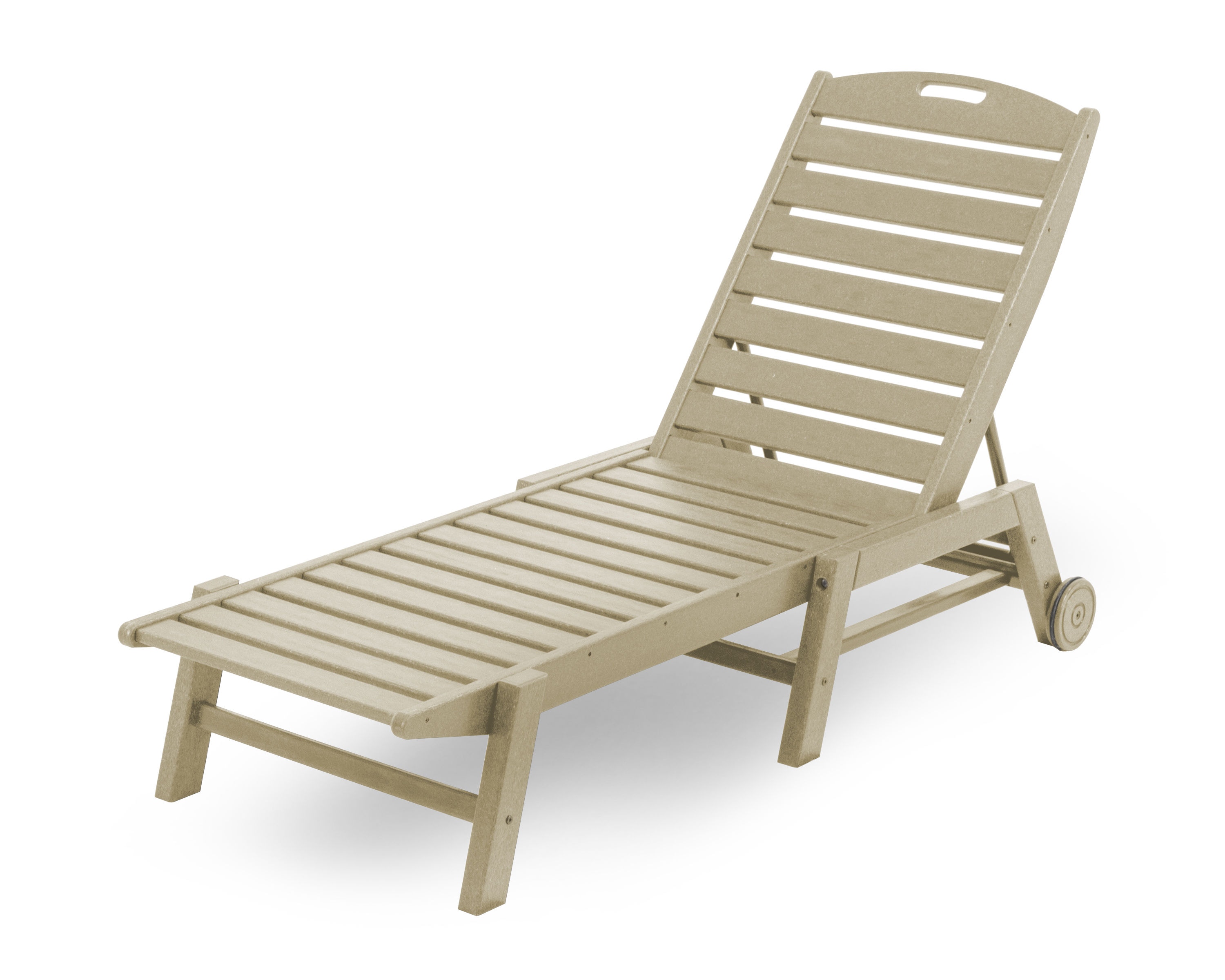 Nautical Chaise with Wheels