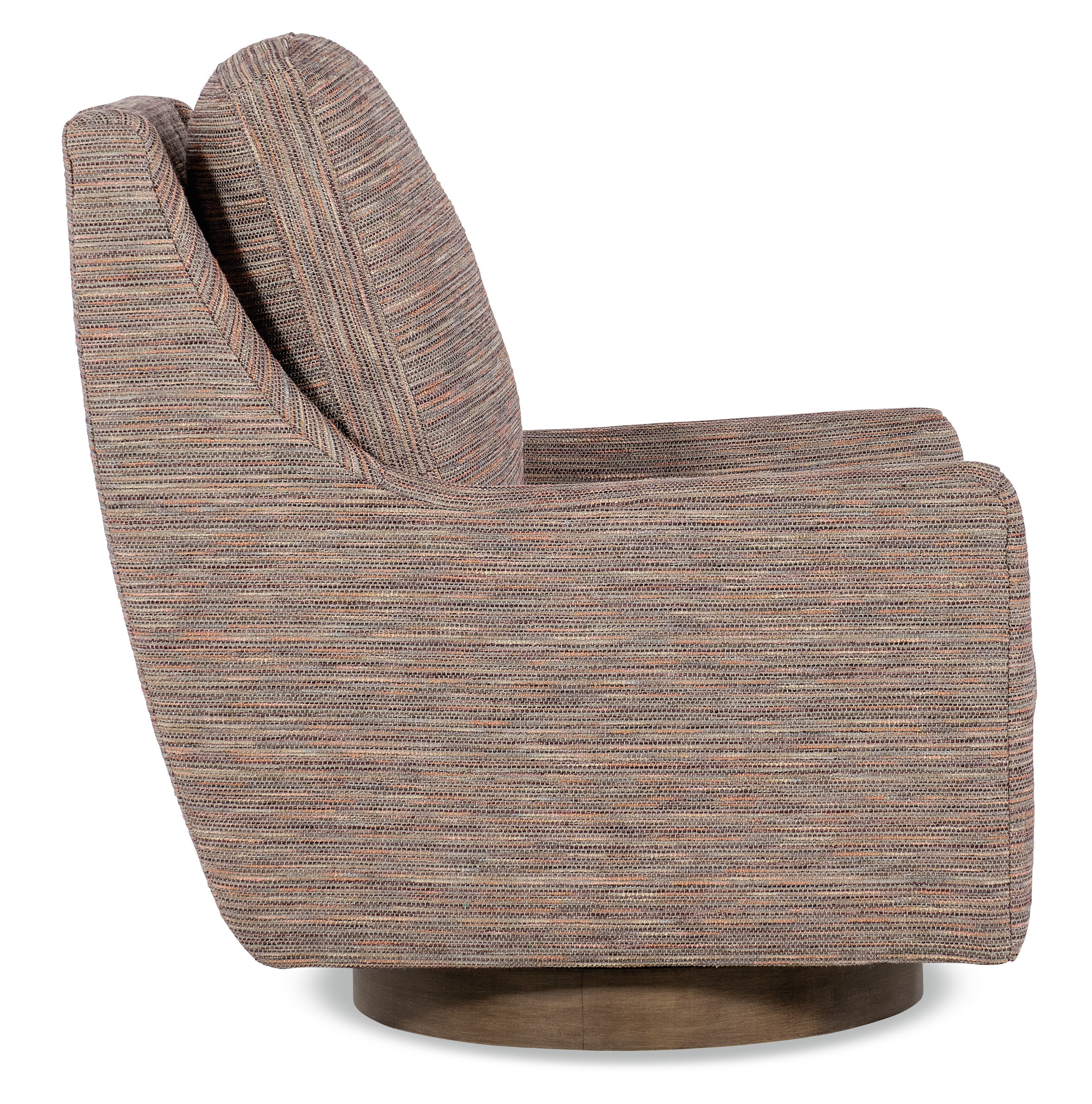 HF Custom Upholstery Living Room Keaton Swivel Chair 1674 009 Greenbaum Home Furnishings