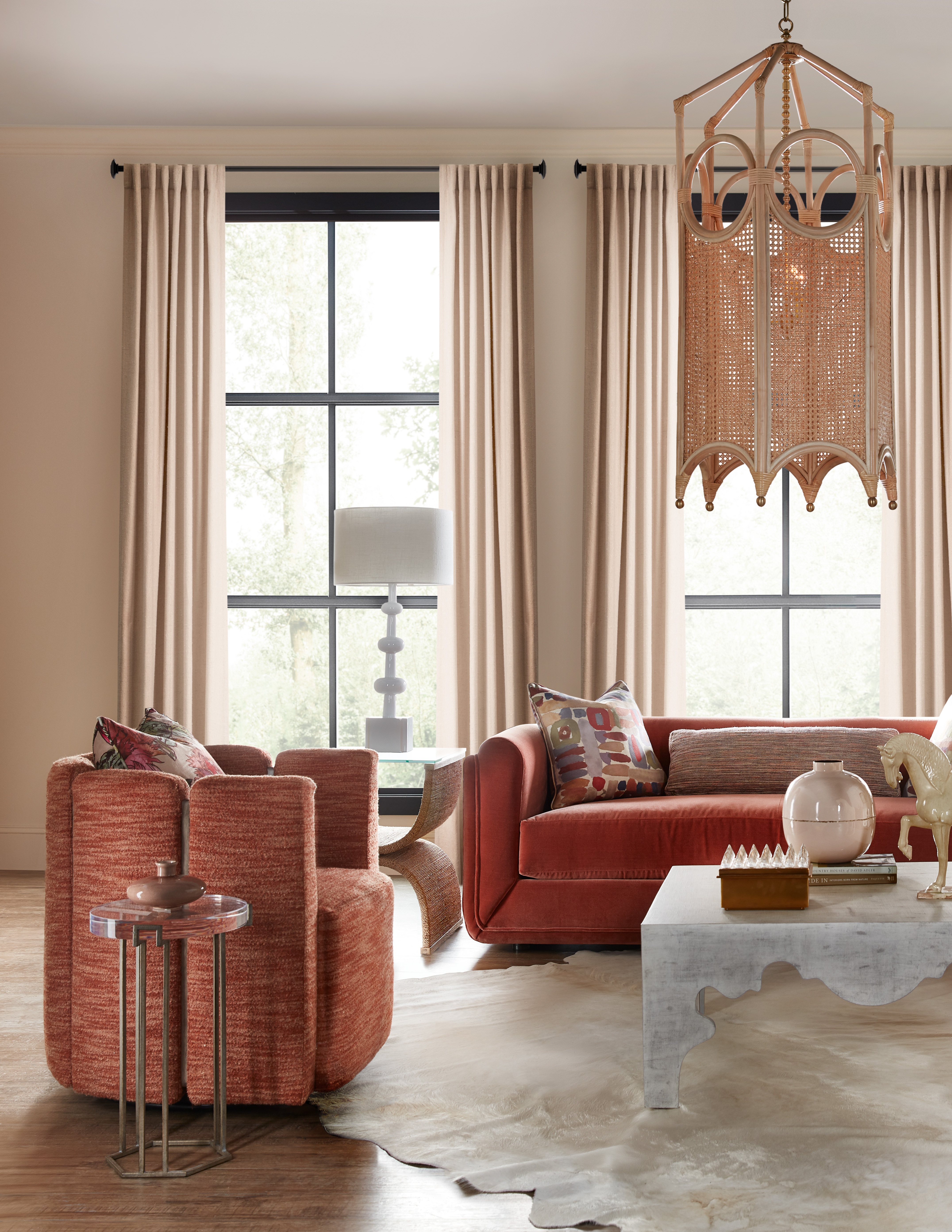 HF Custom Upholstery Gianna Bench Sofa 7409-010