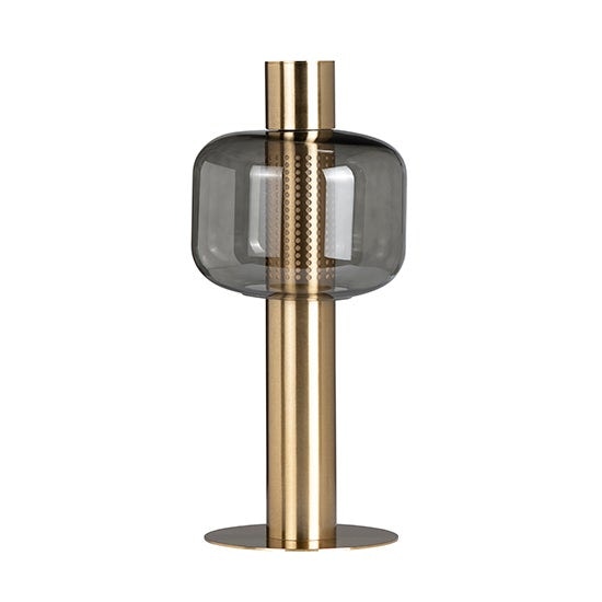 Crestview Table and Floor Lamps Elon Sleek Pierced Column Table Lamp ...