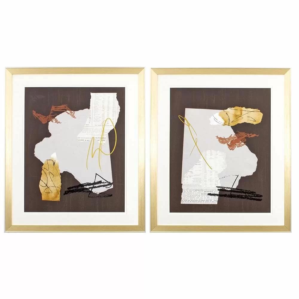 Propac Art Paper Collage B S/2 46591 - Carol House Furniture - Maryland ...