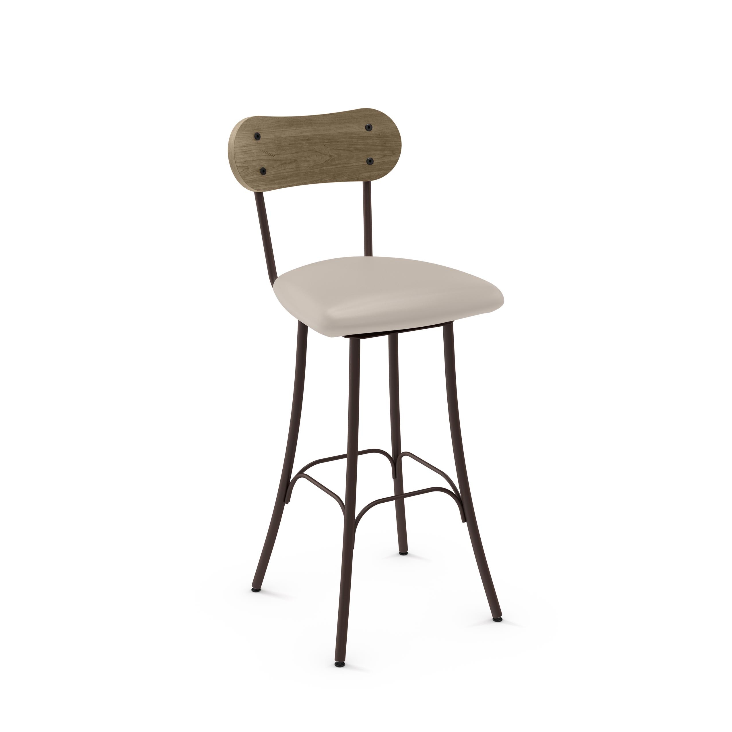 Amisco 41268-30 Bean Bar Height Swivel Stool
