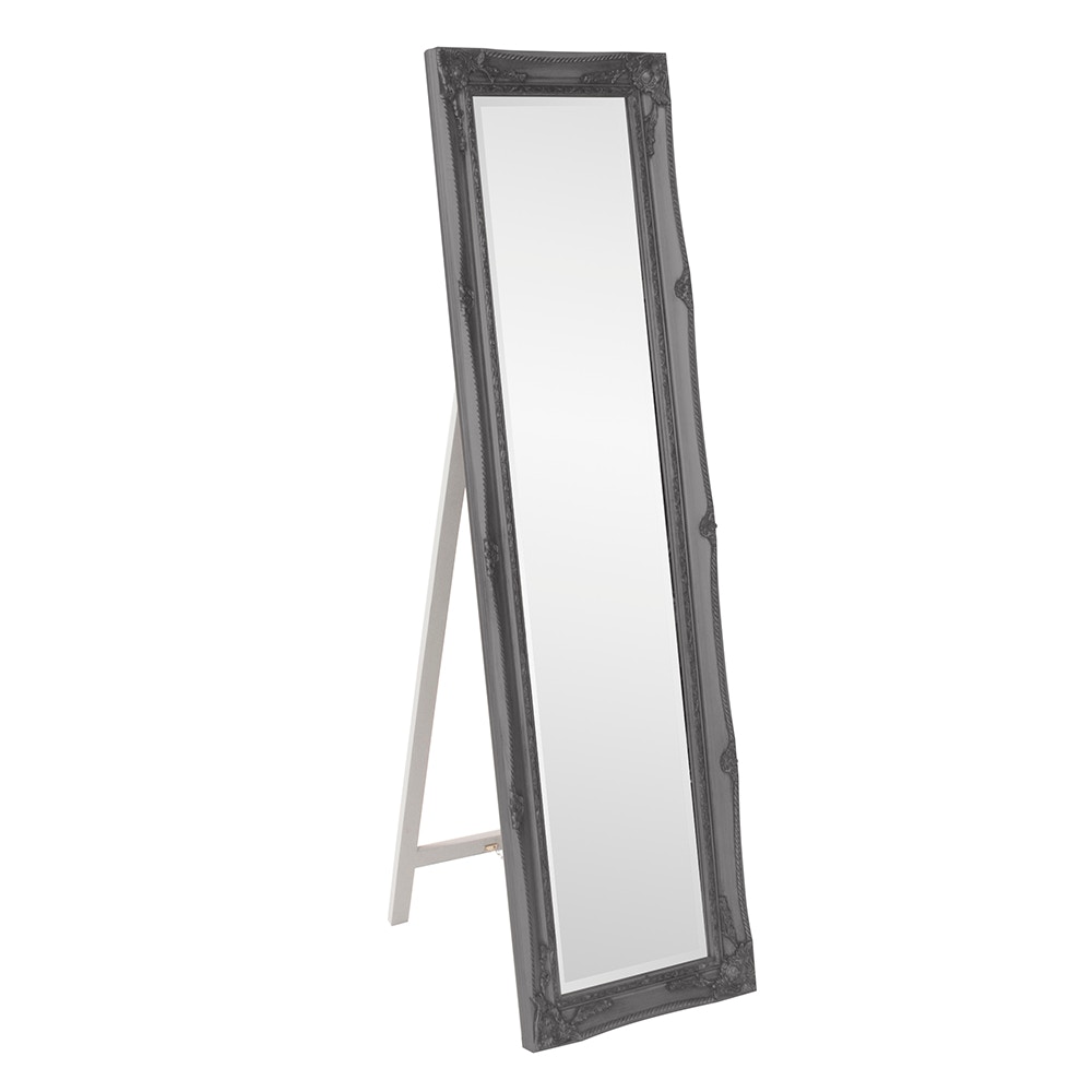 Howard Elliott Mirrors Queen Ann Mirror - Glossy Charcoal 57028CH ...