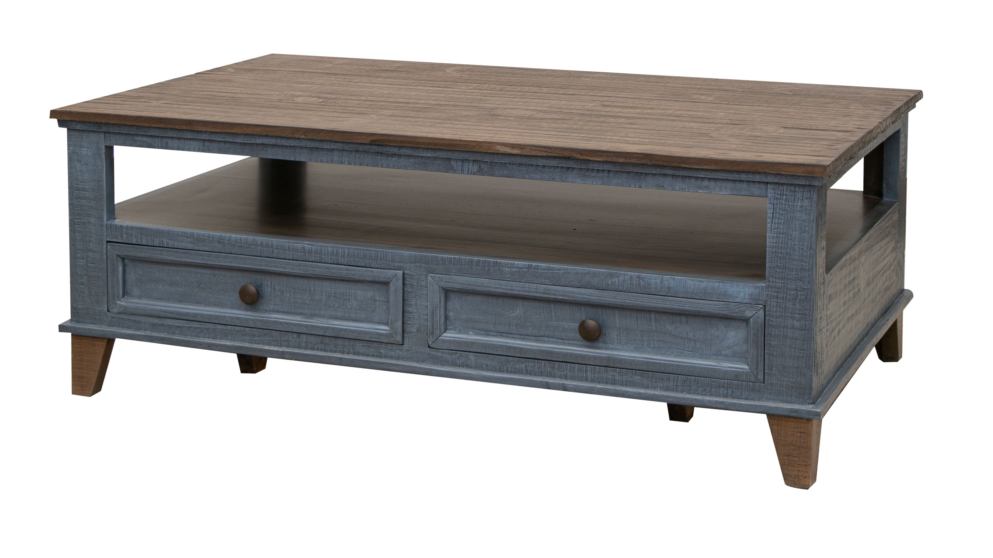 International Furniture Direct Living Room 4 Drawer Cocktail Table IFD1601CKTBL | Hickory Furniture