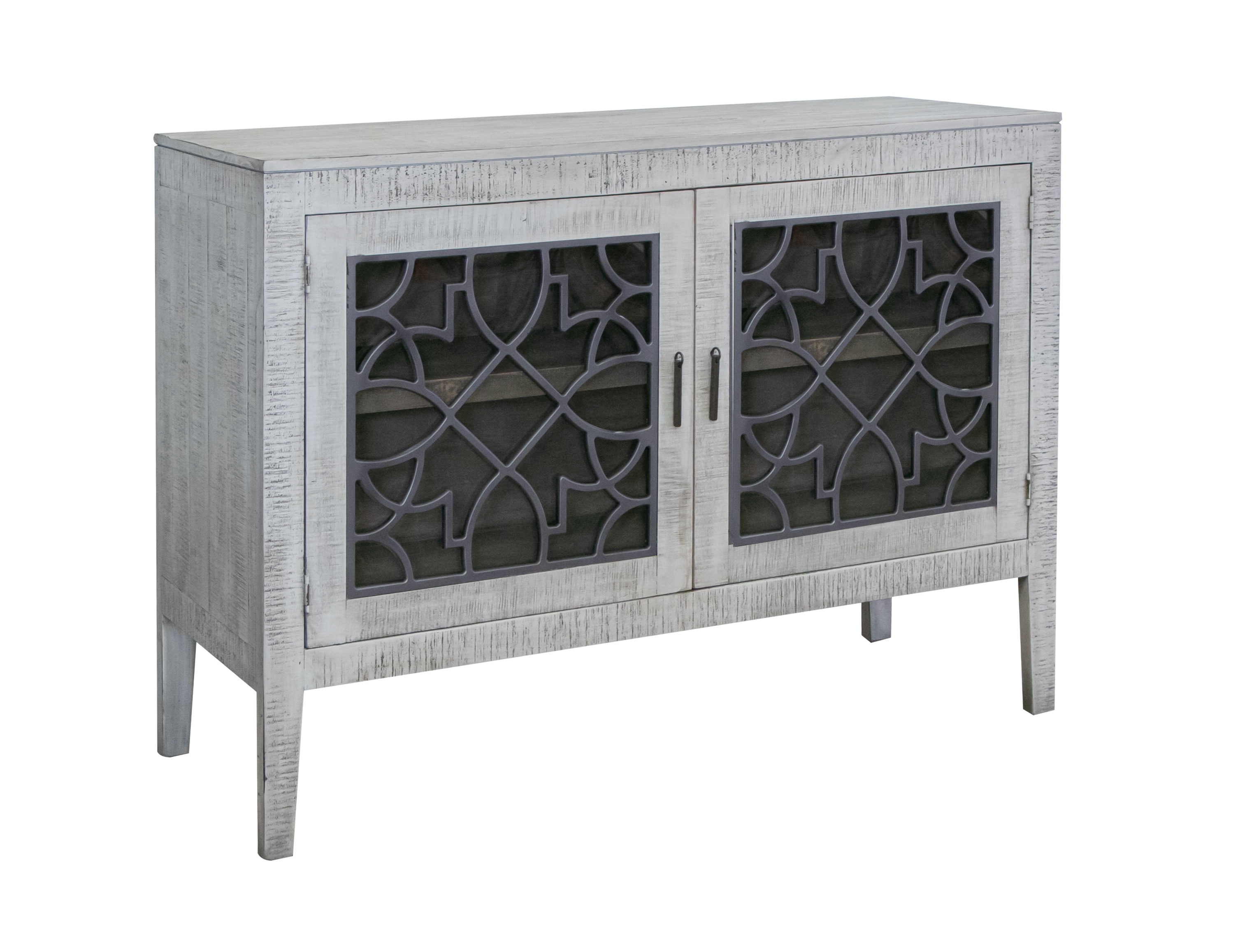 International Furniture Direct Living Room 2 Door Console IFD8101CNSWT ...