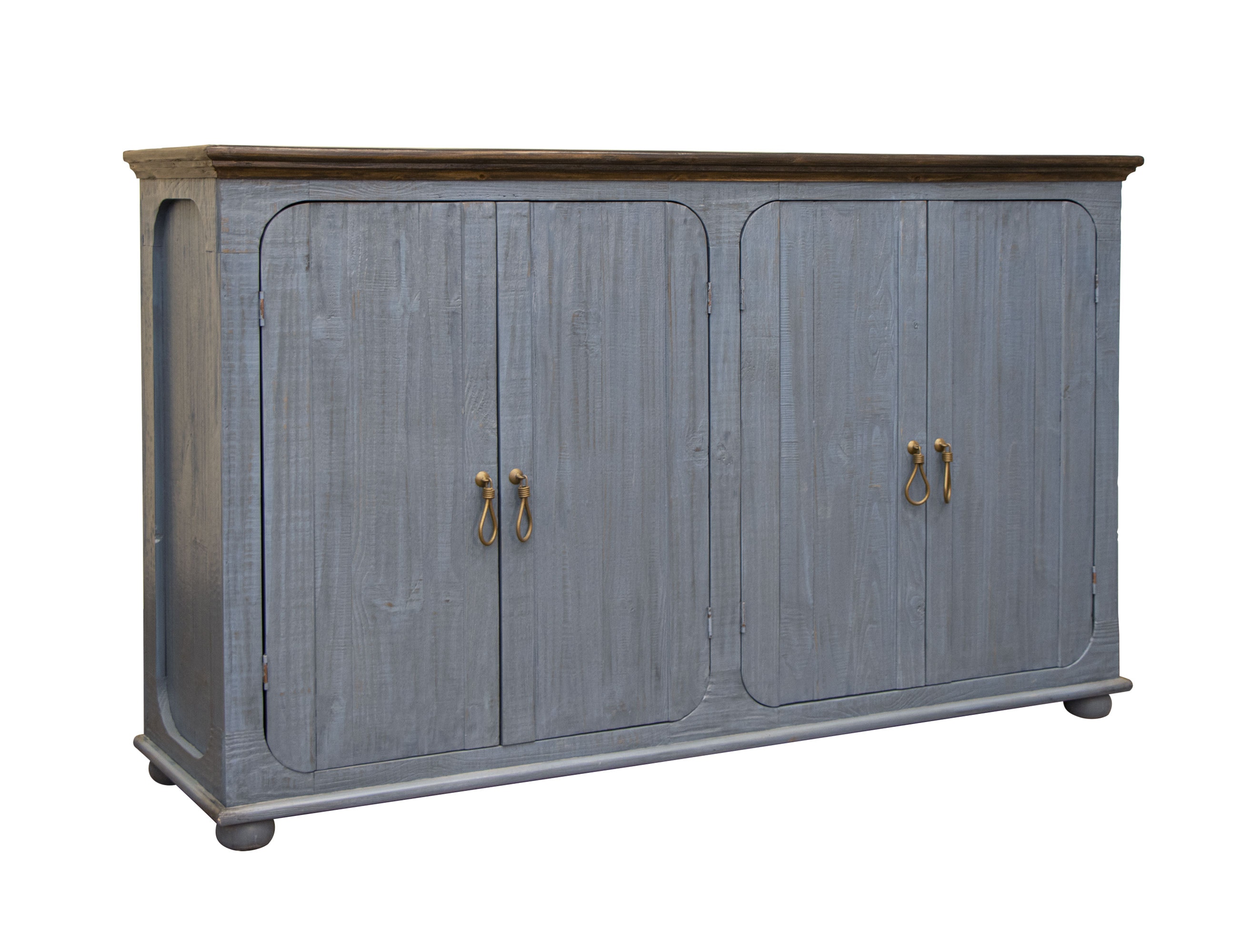 International Furniture Direct Living Room 4 Doors Console IFD9011CNSDK ...