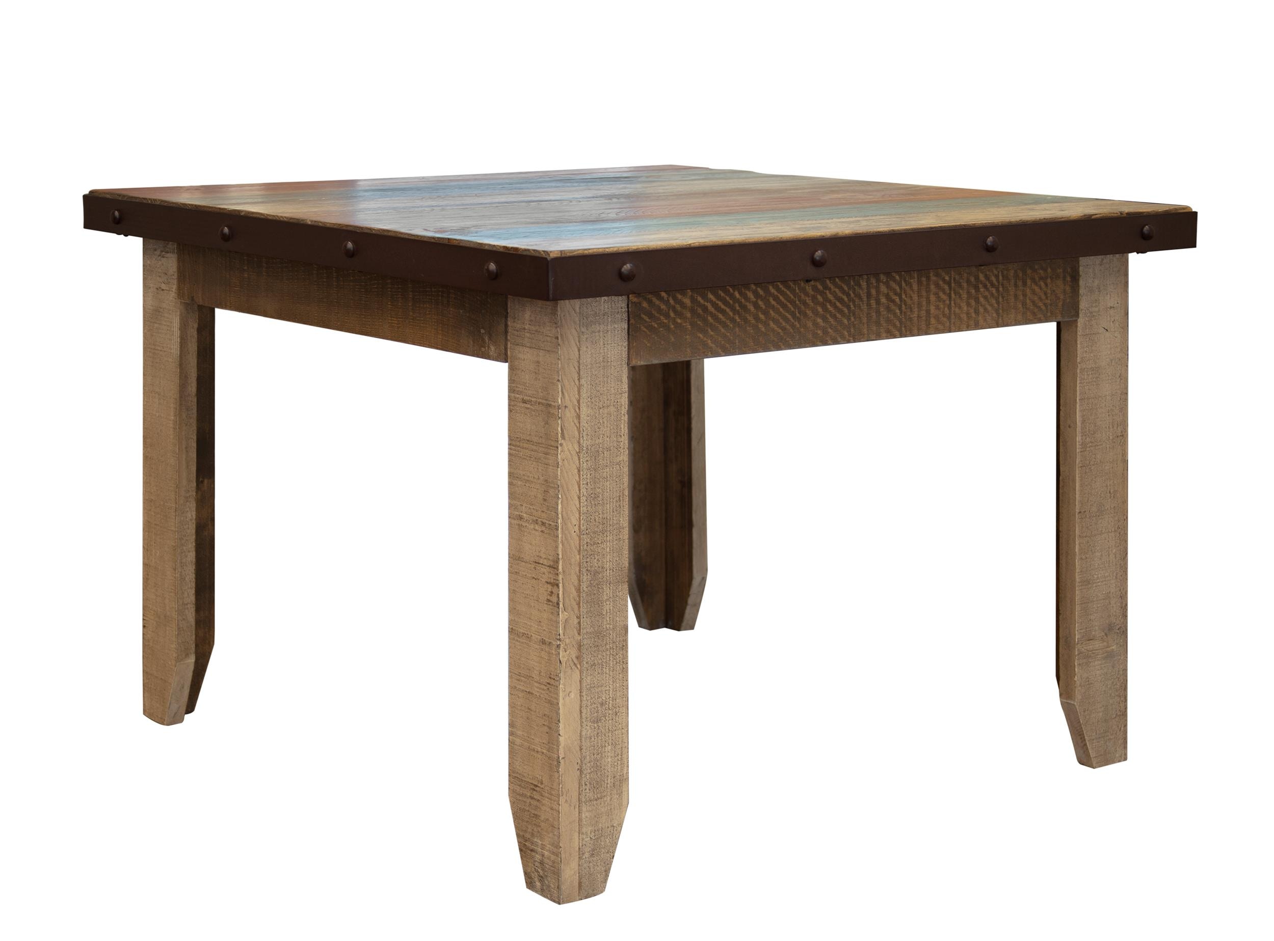 International Furniture Direct Antique Multicolor IFD9671TBL42 42 ...