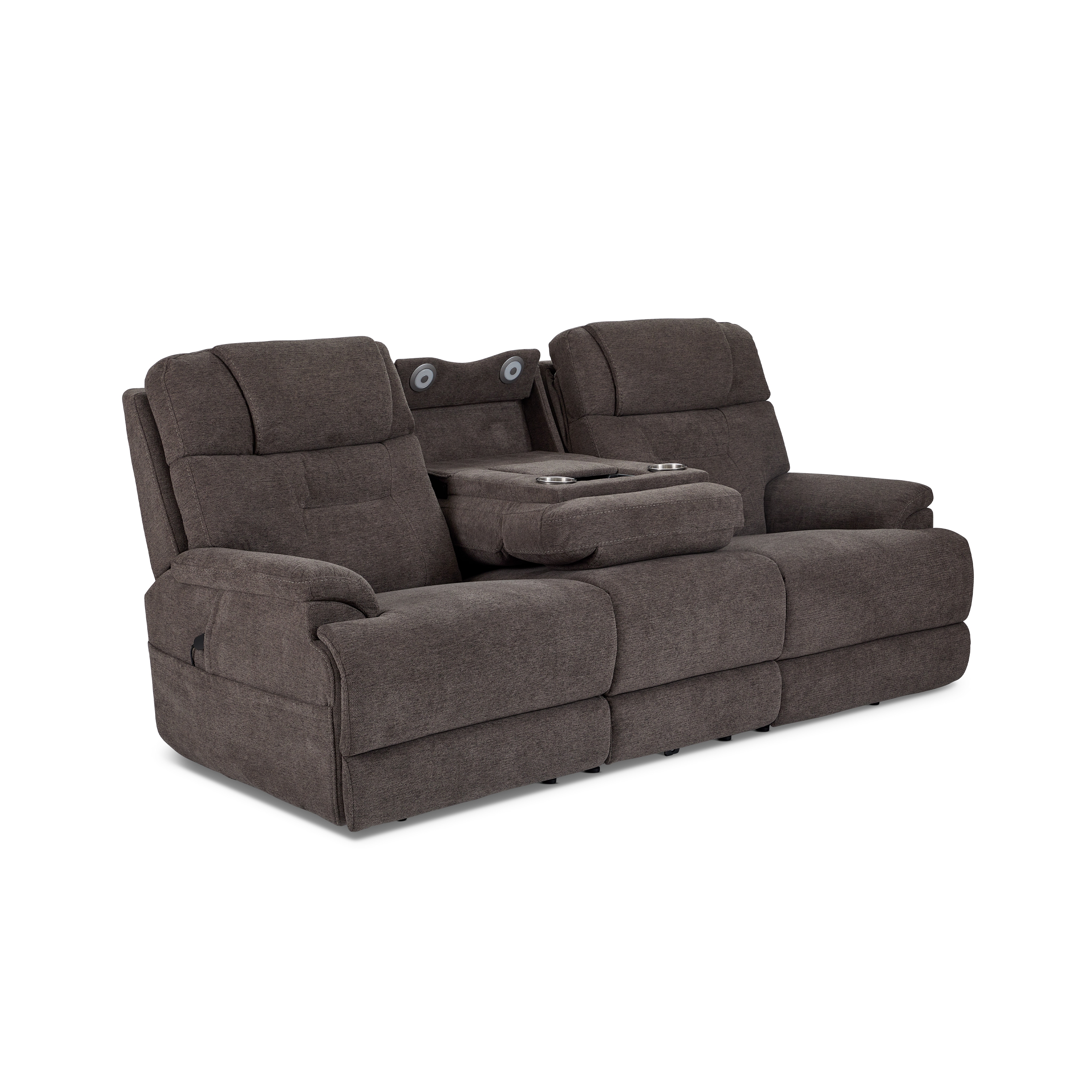 Flexsteel Living Room Power Reclining Sofa with Cnsl and Power ...