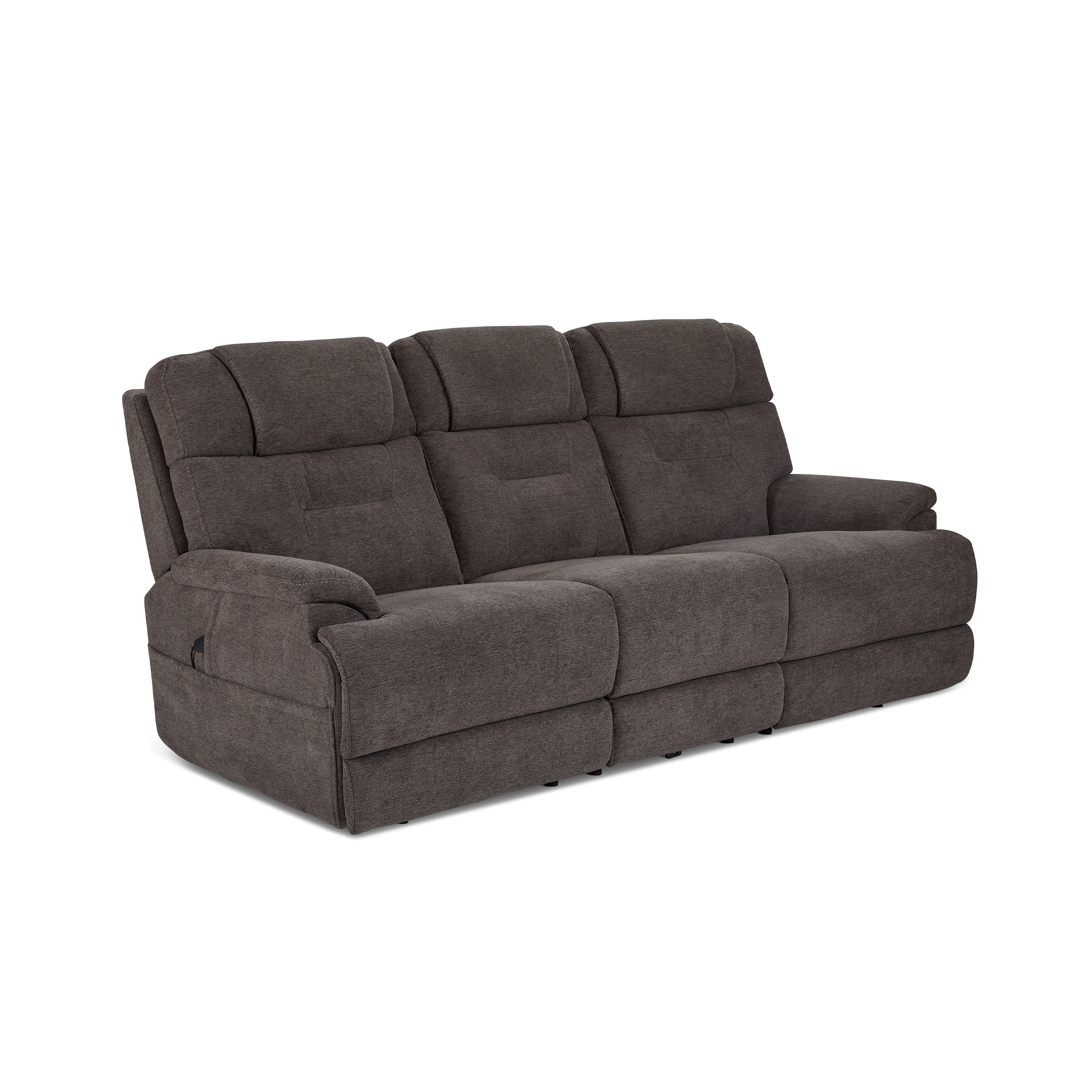 Flexsteel Living Room Power Reclining Sofa with Cnsl and Power ...