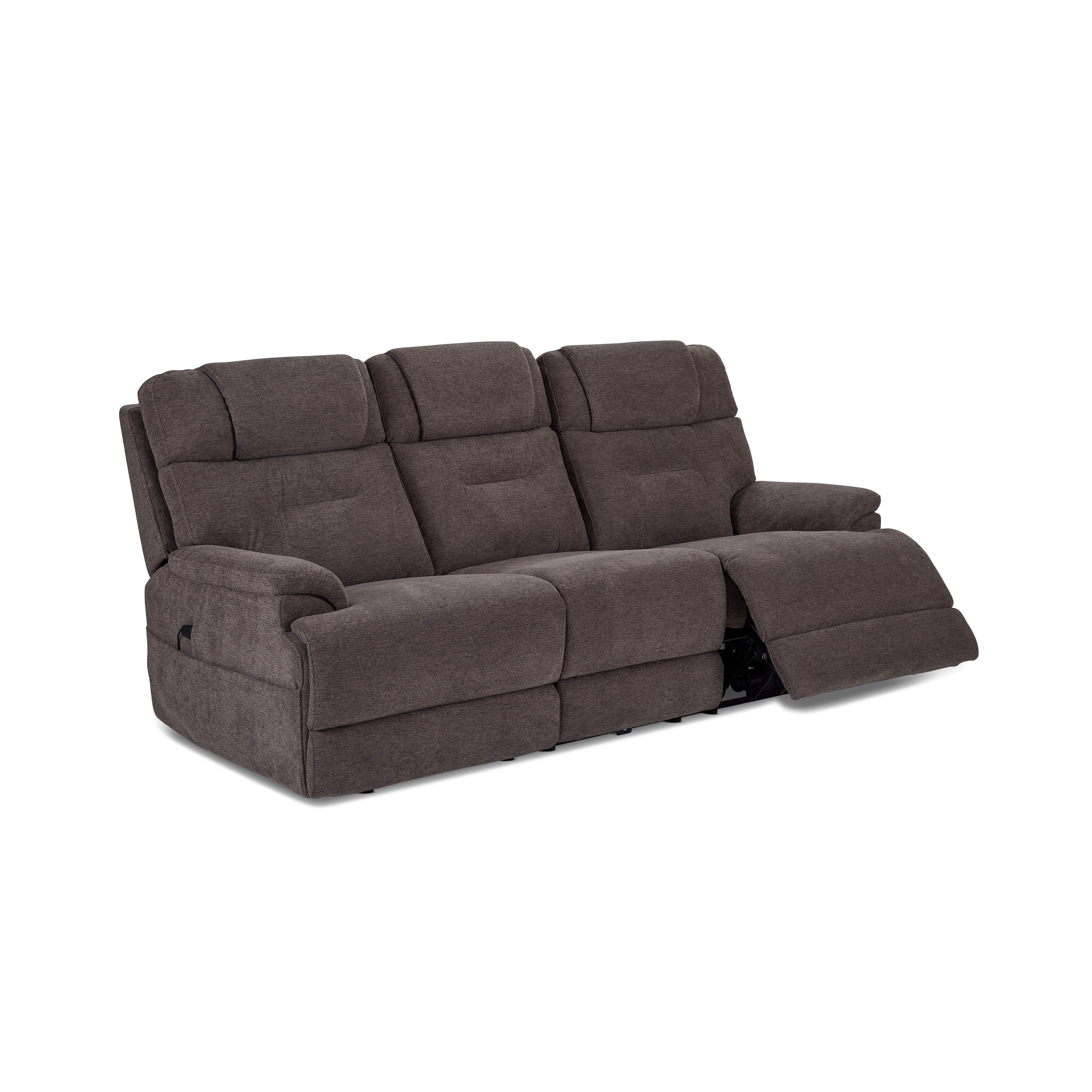 Flexsteel Living Room Power Reclining Sofa with Cnsl and Power ...