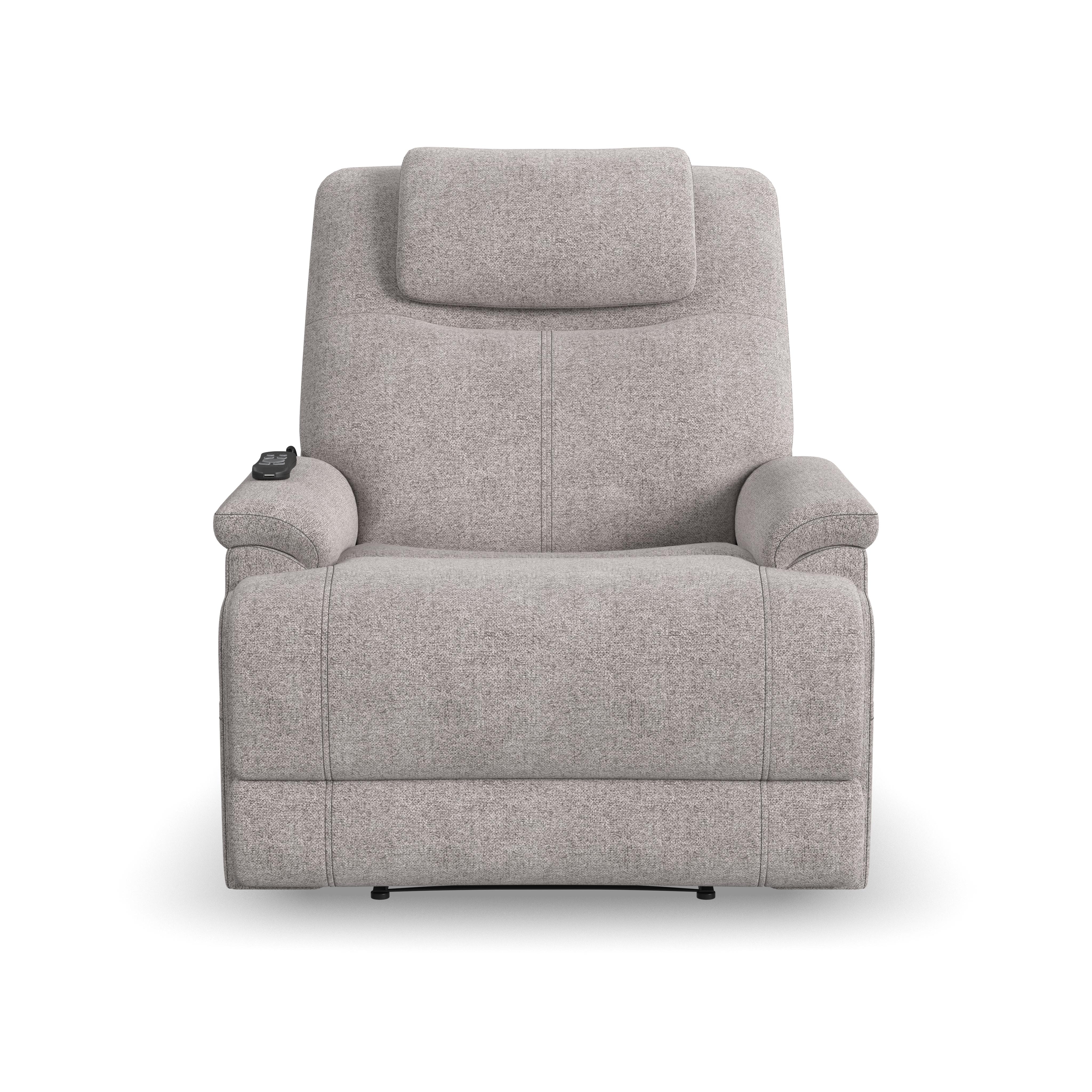 Flexsteel Living Room Power Lift Recliner with Power Headrest and ...