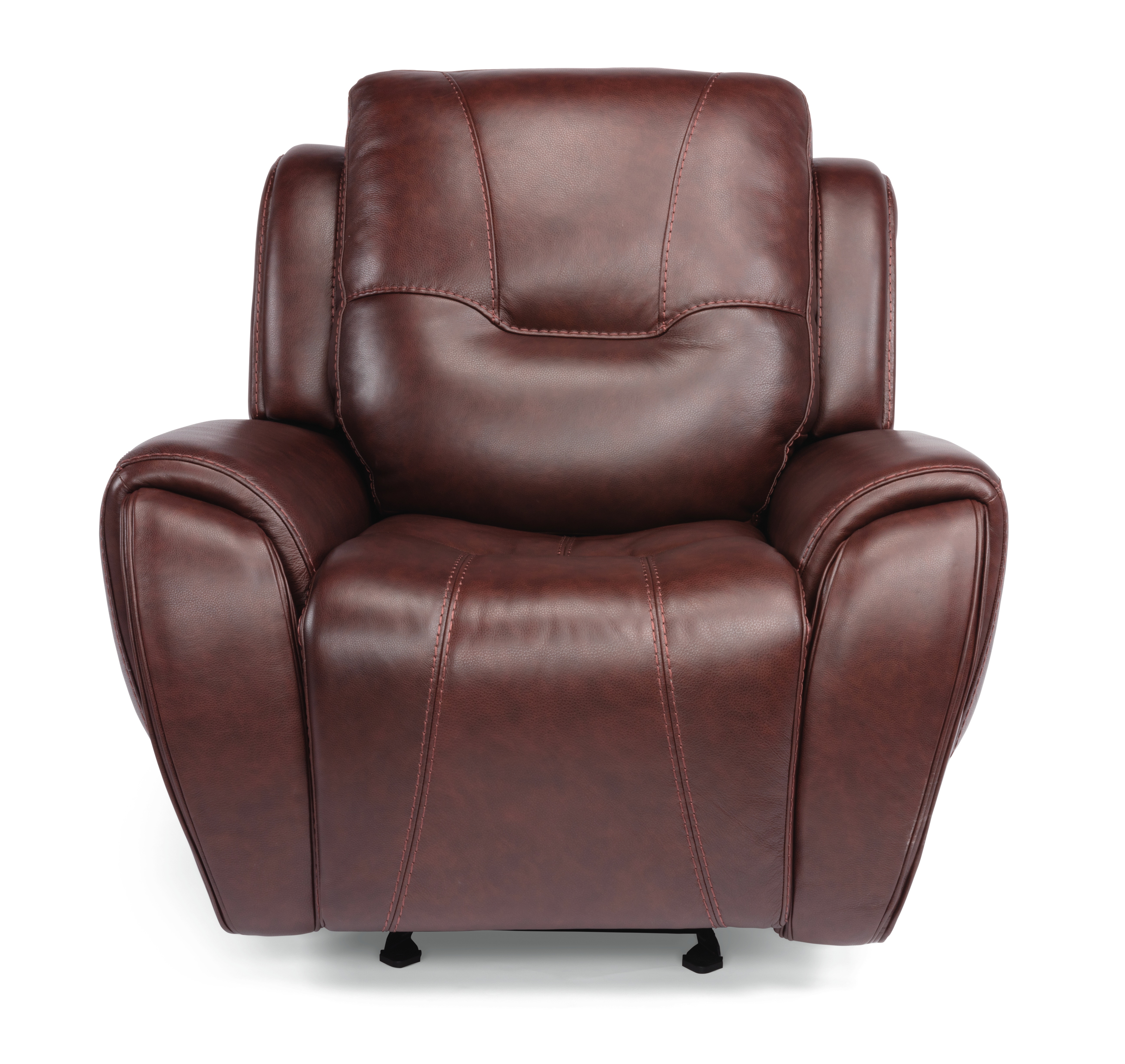 Shop our BLACK Top Grain Leather Power Gliding Recliner w/ Power ...