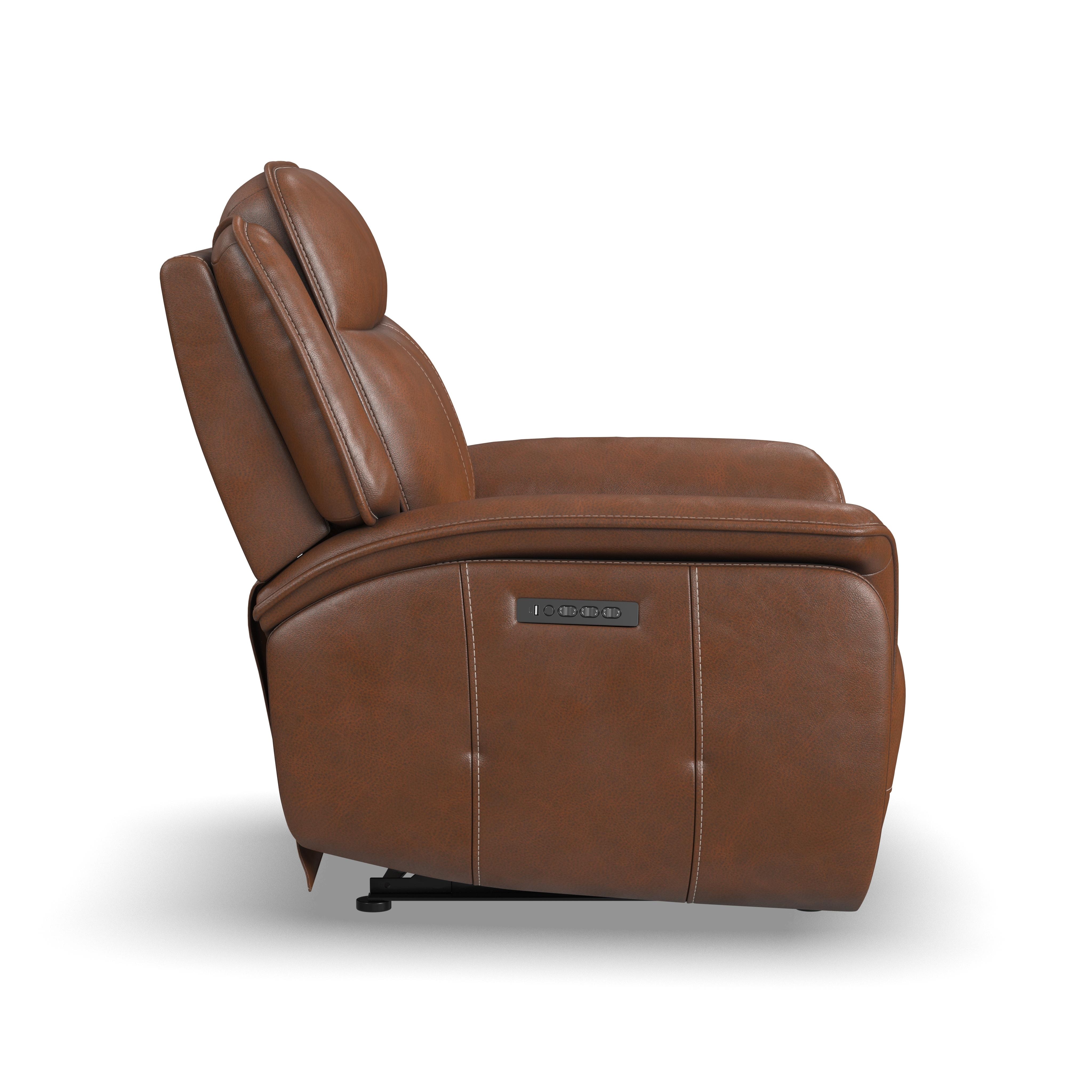 Flexsteel Living Room Power Recliner with Power Headrest and Lumbar ...