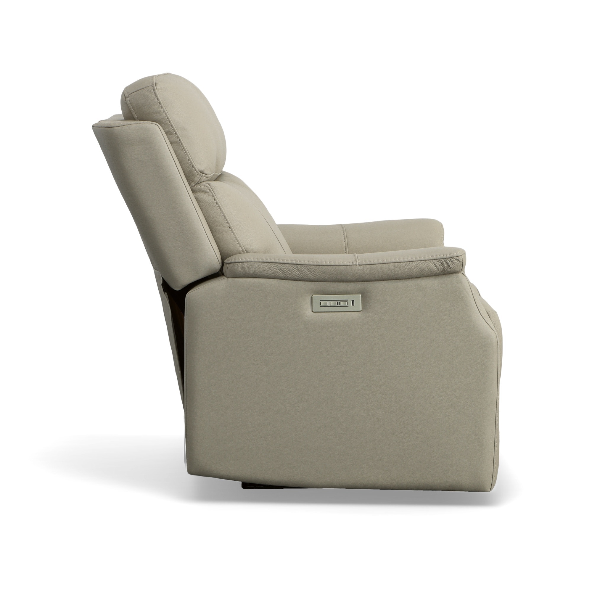 Flexsteel Easton Power Recliner with Power Headrest and Lumbar 1520 ...