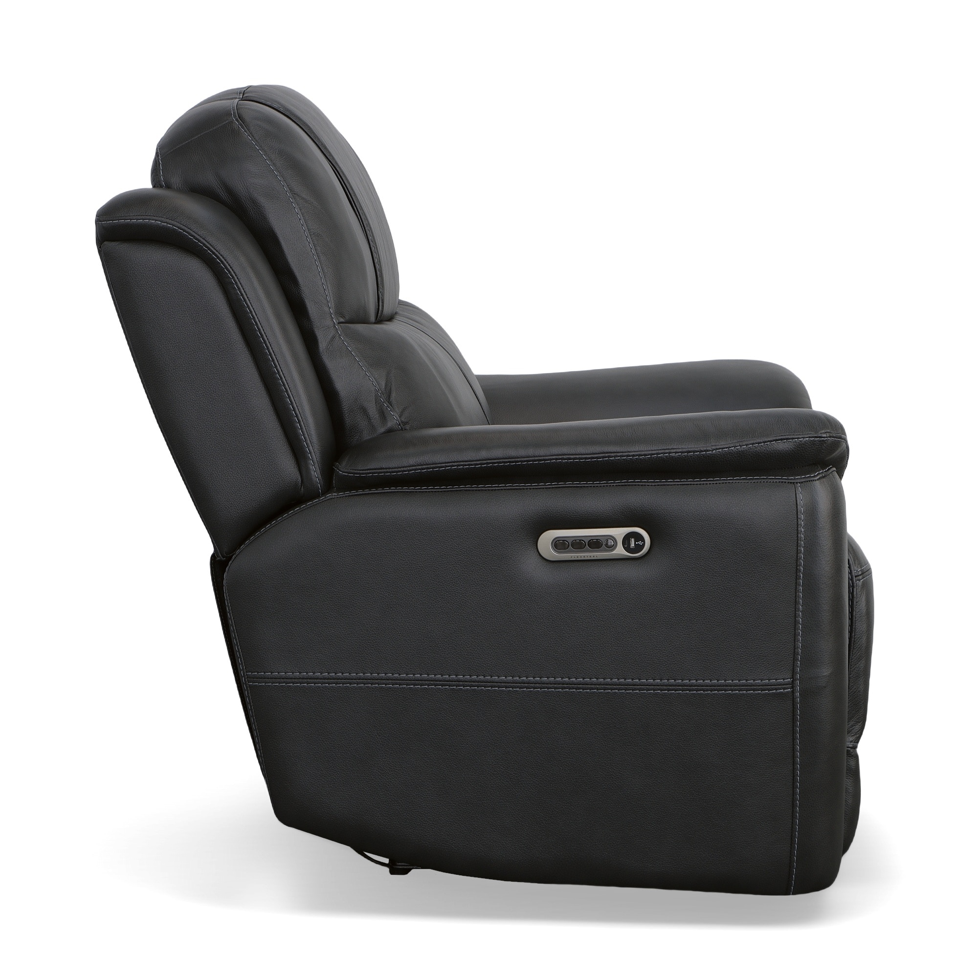 Flexsteel Living Room Power Recliner with Power Headrest and Lumbar ...