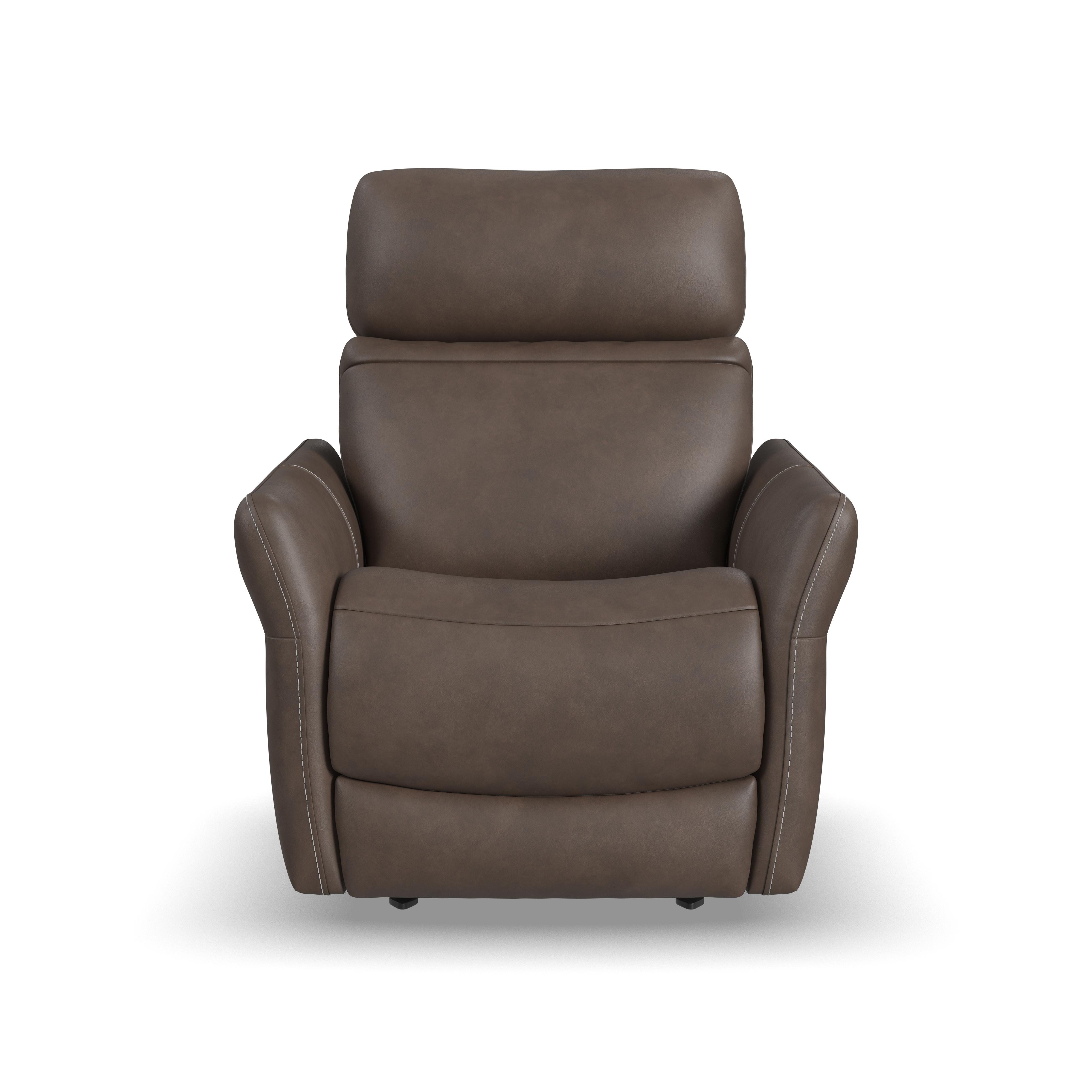 Flexsteel Living Room Power Rocking Recliner with Power Headrest and ...