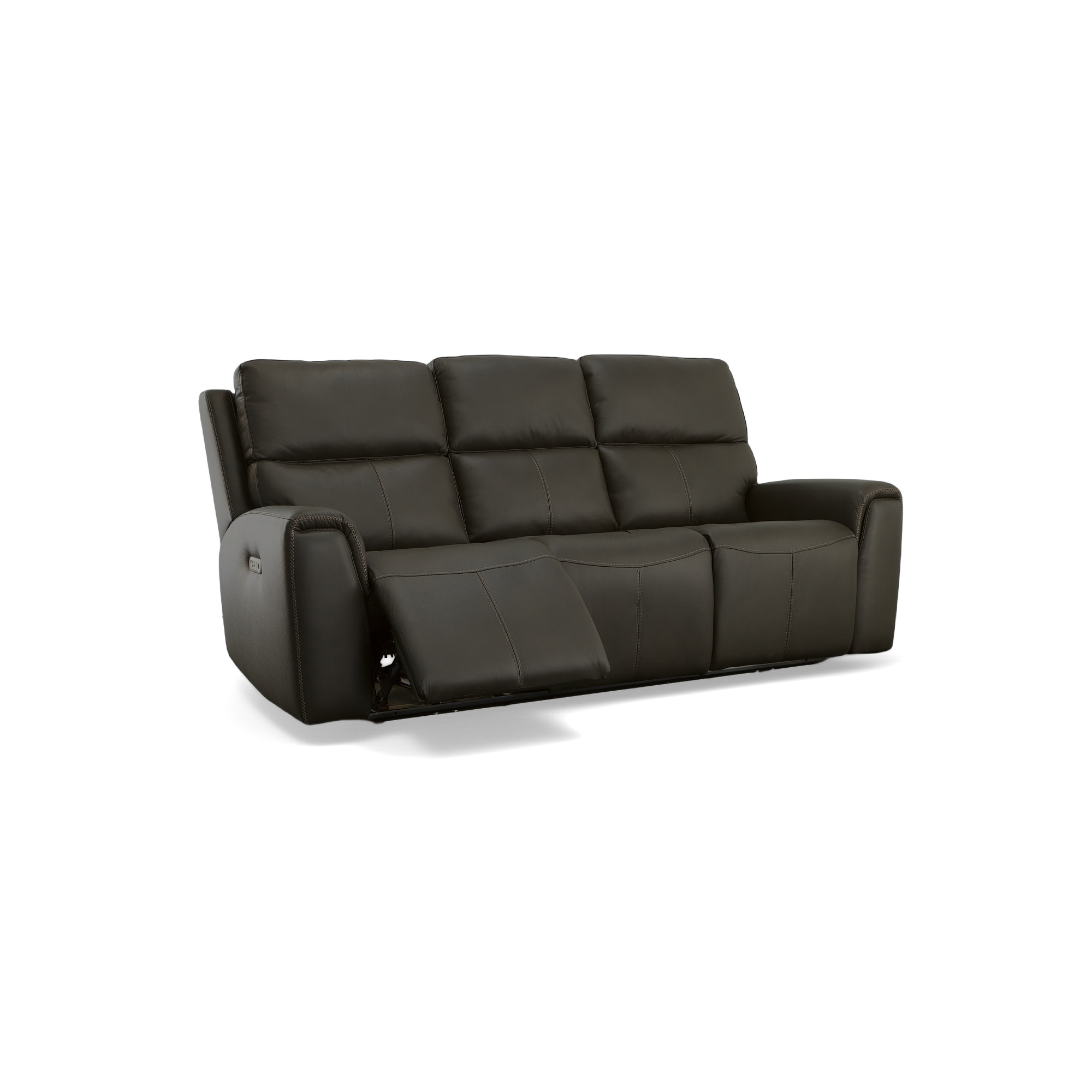 Flexsteel Living Room Power Reclining Sofa with Power Headrests 1828 62PH Furniture Market