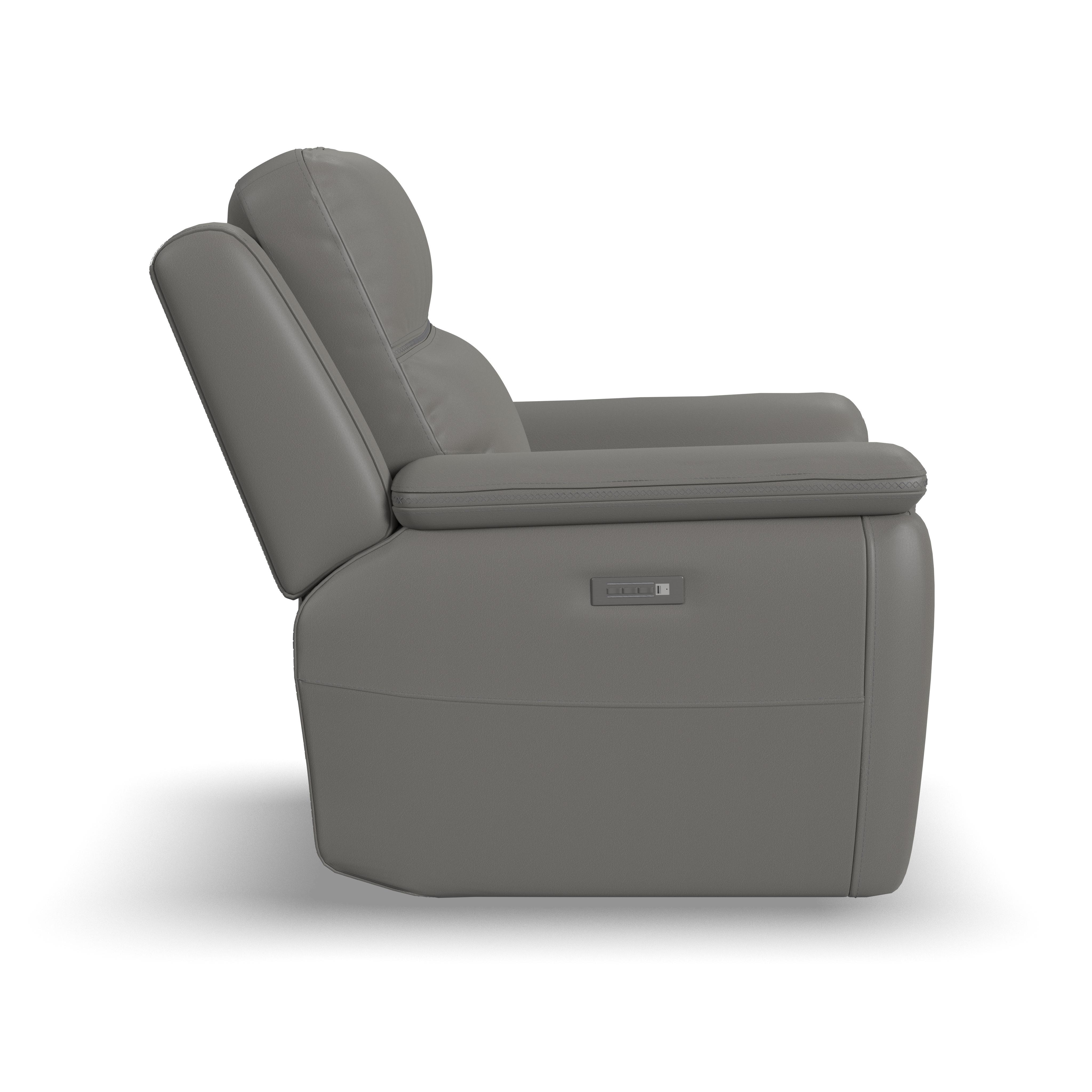 Flexsteel Living Room Power Recliner with Power Headrest and Lumbar ...