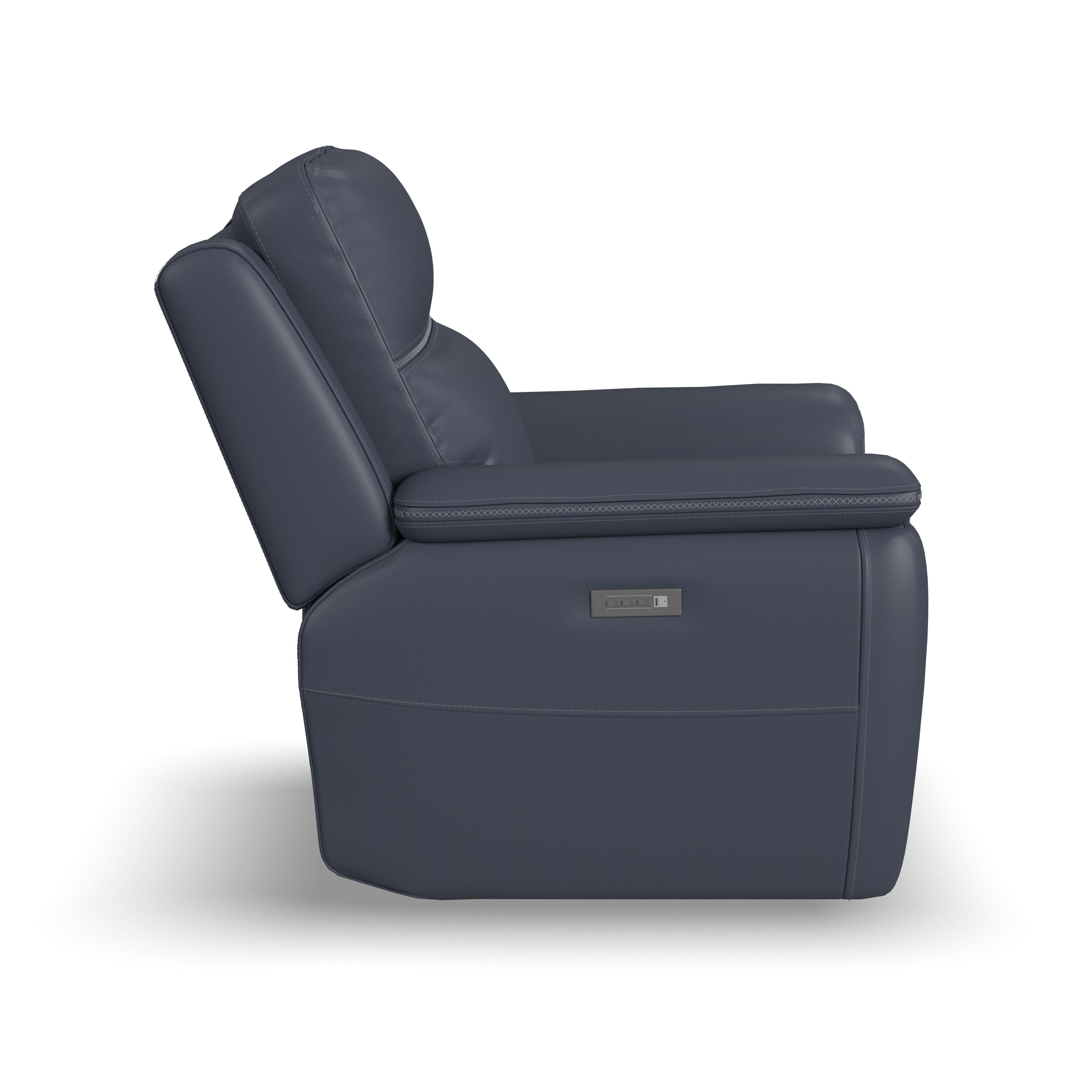 Flexsteel Living Room Power Recliner with Power Headrest and Lumbar ...