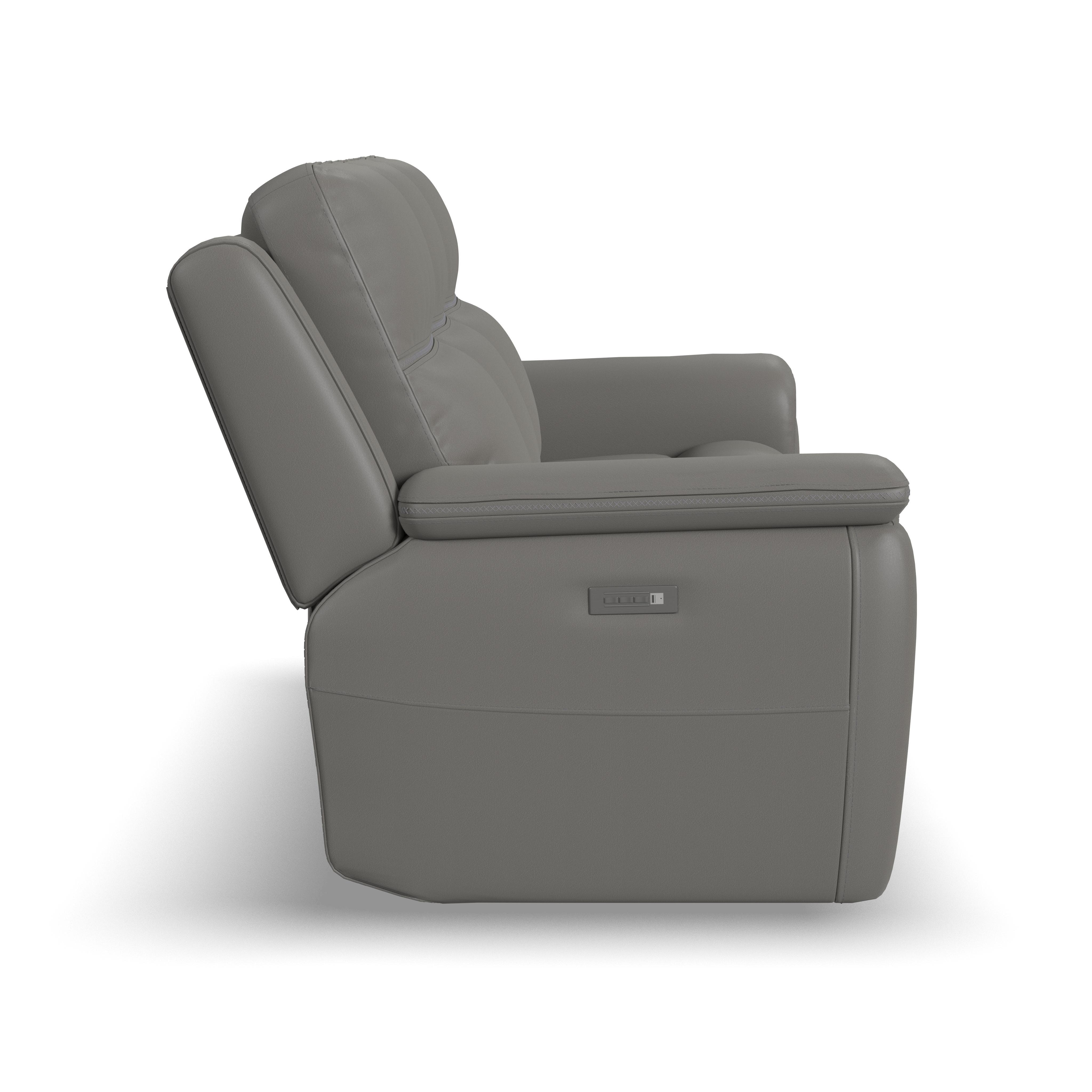 Flexsteel 1845-62PH Power Reclining Sofa with Power Headrests and Lumbar