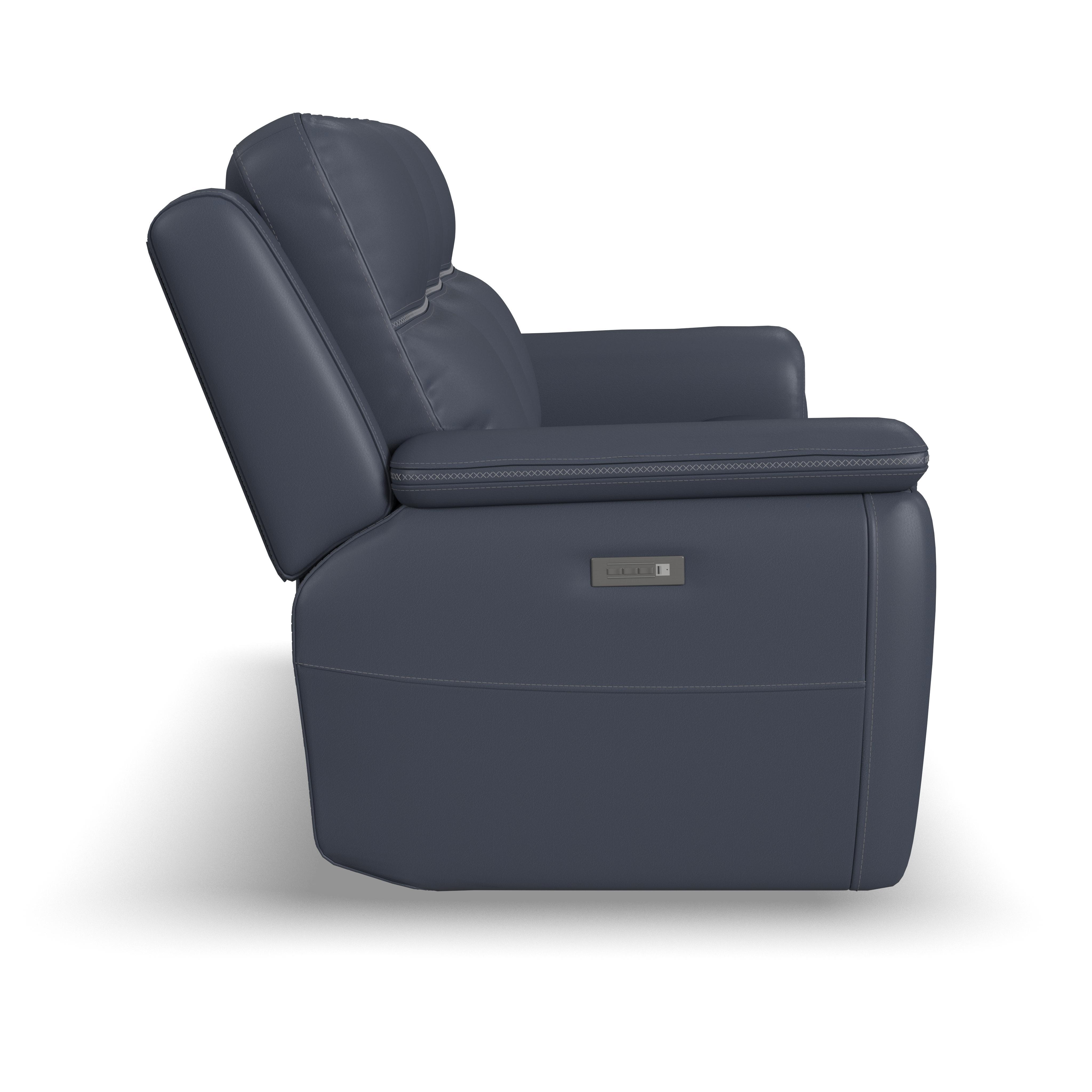 Flexsteel 1845-62PH Power Reclining Sofa with Power Headrests and Lumbar