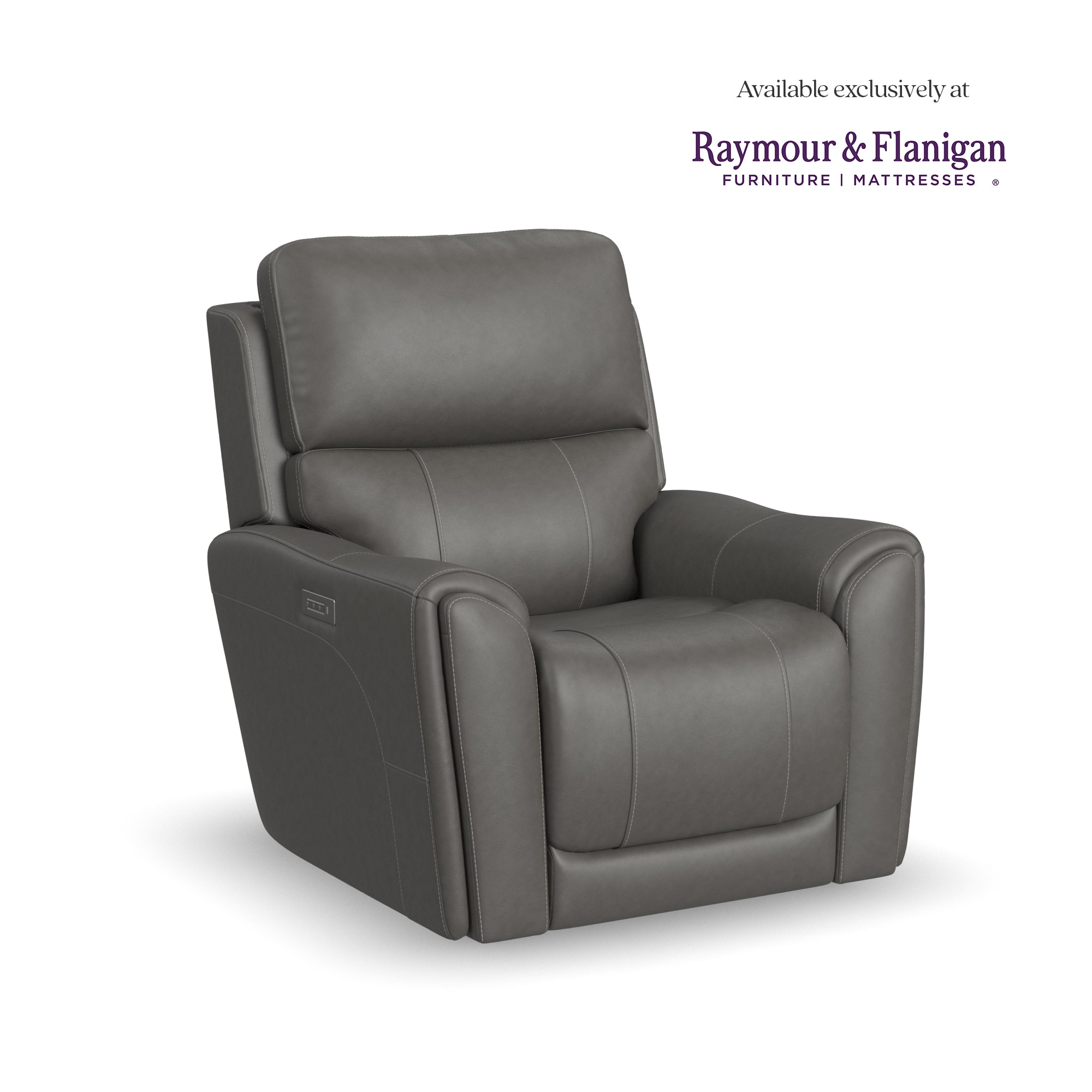 Flexsteel Living Room Power Recliner with Power Headrest and Lumbar ...