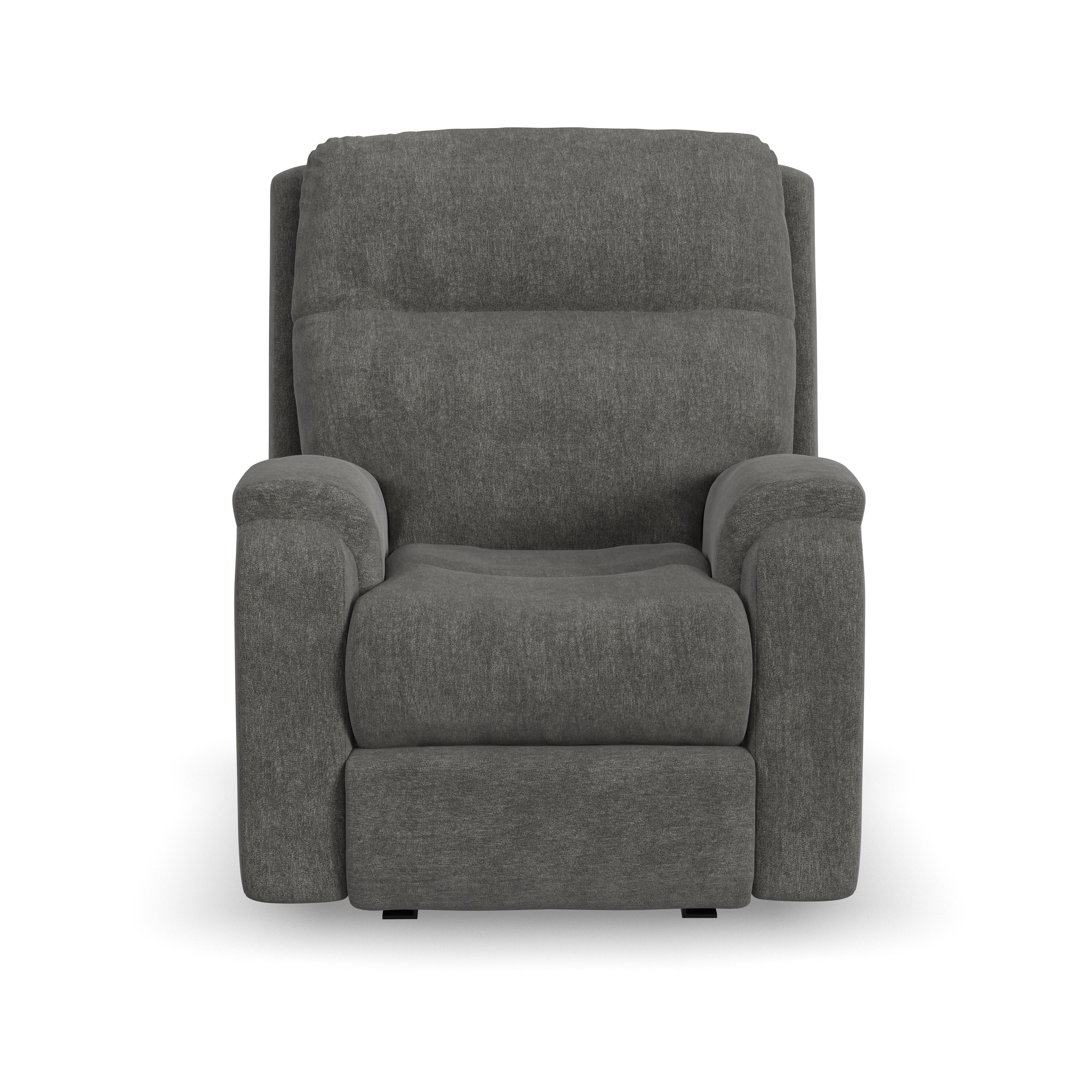 Flexsteel Living Room Power Rocking Recliner with Power Headrest and ...
