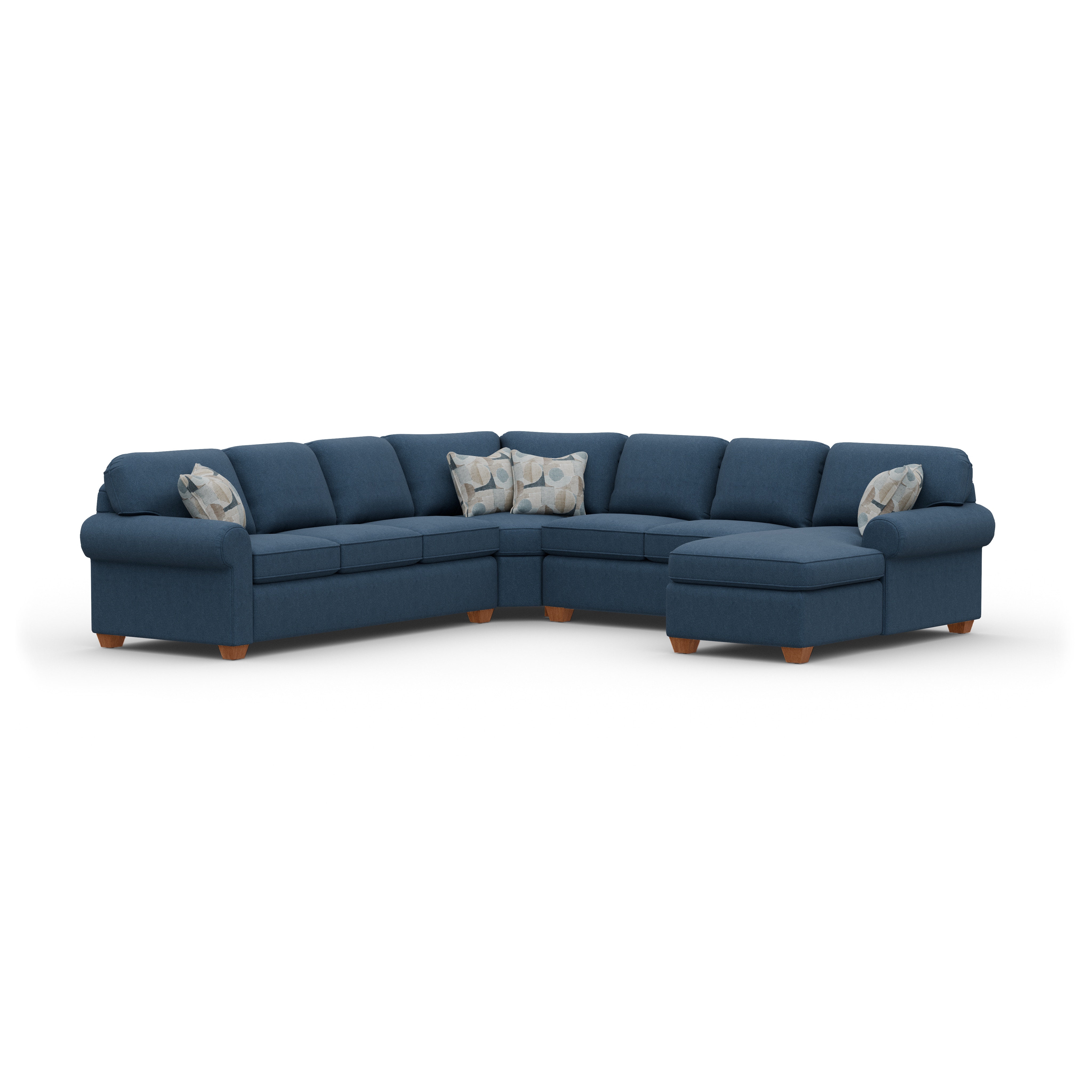 Flexsteel Living Room Sectional 5535-Sect - Rider Furniture - Princeton ...